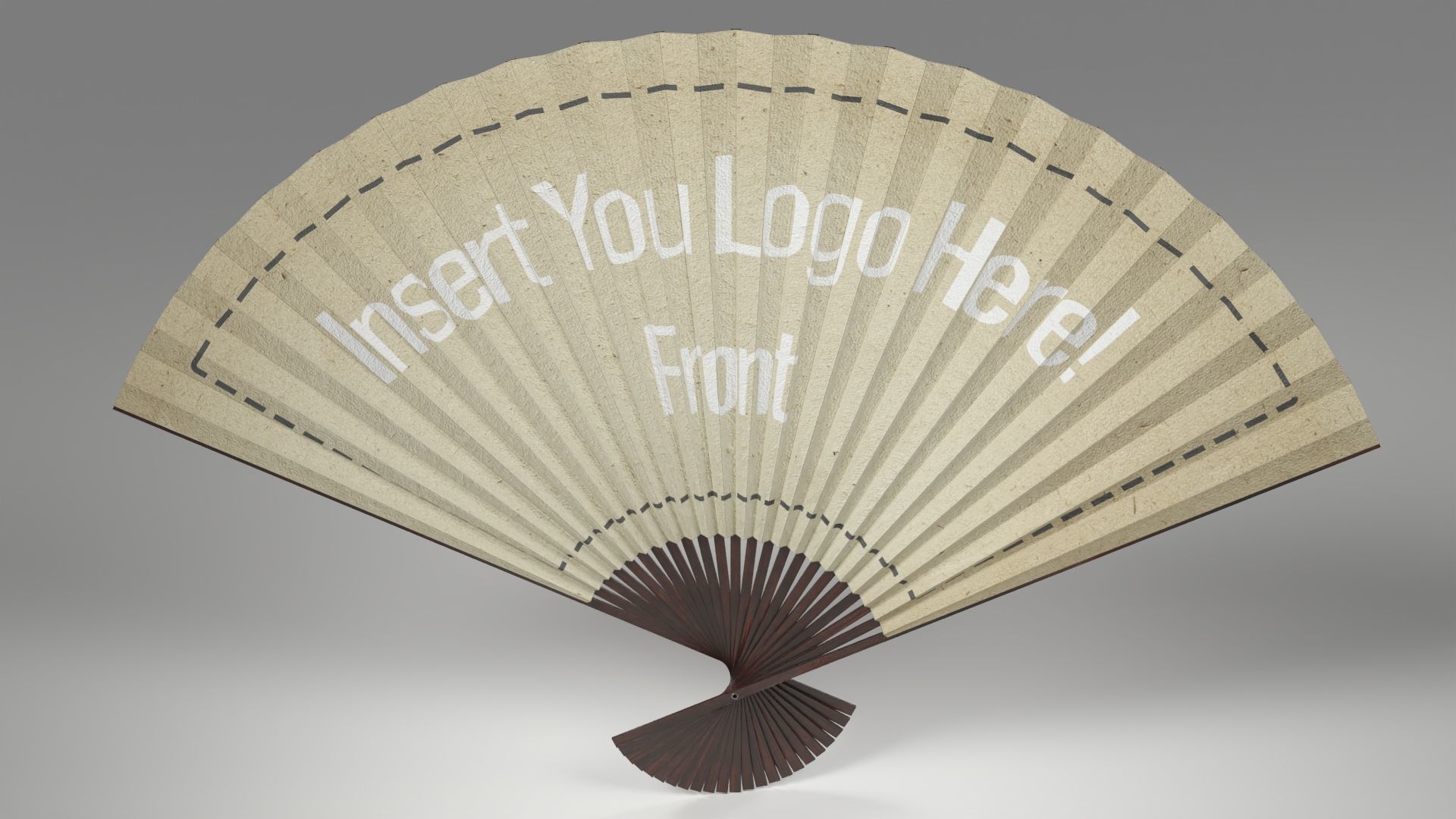 3D model Japanese Hand Folding Fan VR / AR / low-poly | CGTrader