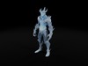 3D model Crystal Warden - Elemental 3D Character for Games Animations ...