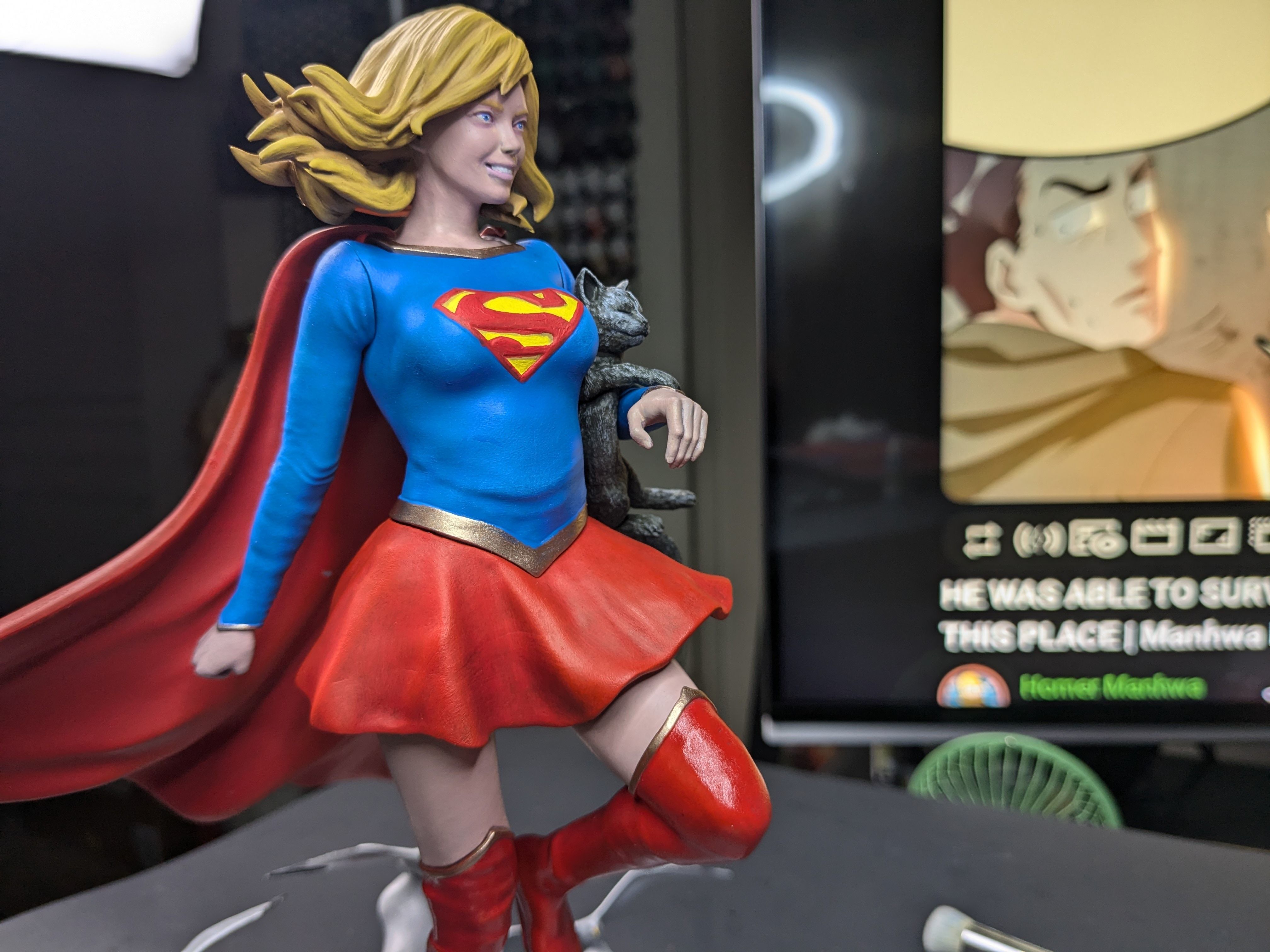 Supergirl - Statue - 3D Print File STL 3D model 3D printable | CGTrader