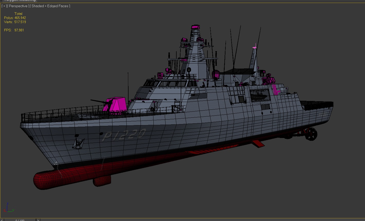 TCG AKHISAR Turkish Hisar-class offshore patrol vessel 3D model | CGTrader