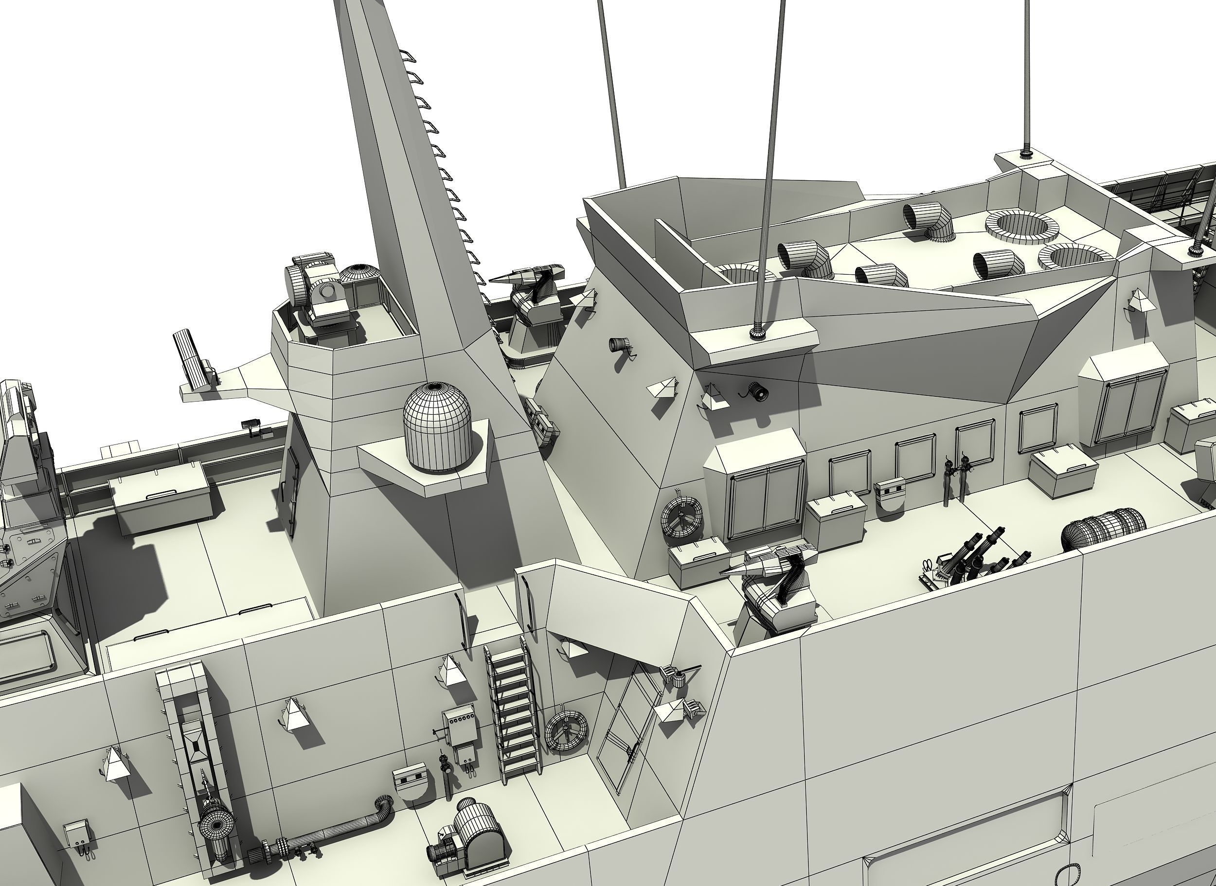 TCG AKHISAR Turkish Hisar-class offshore patrol vessel 3D model | CGTrader