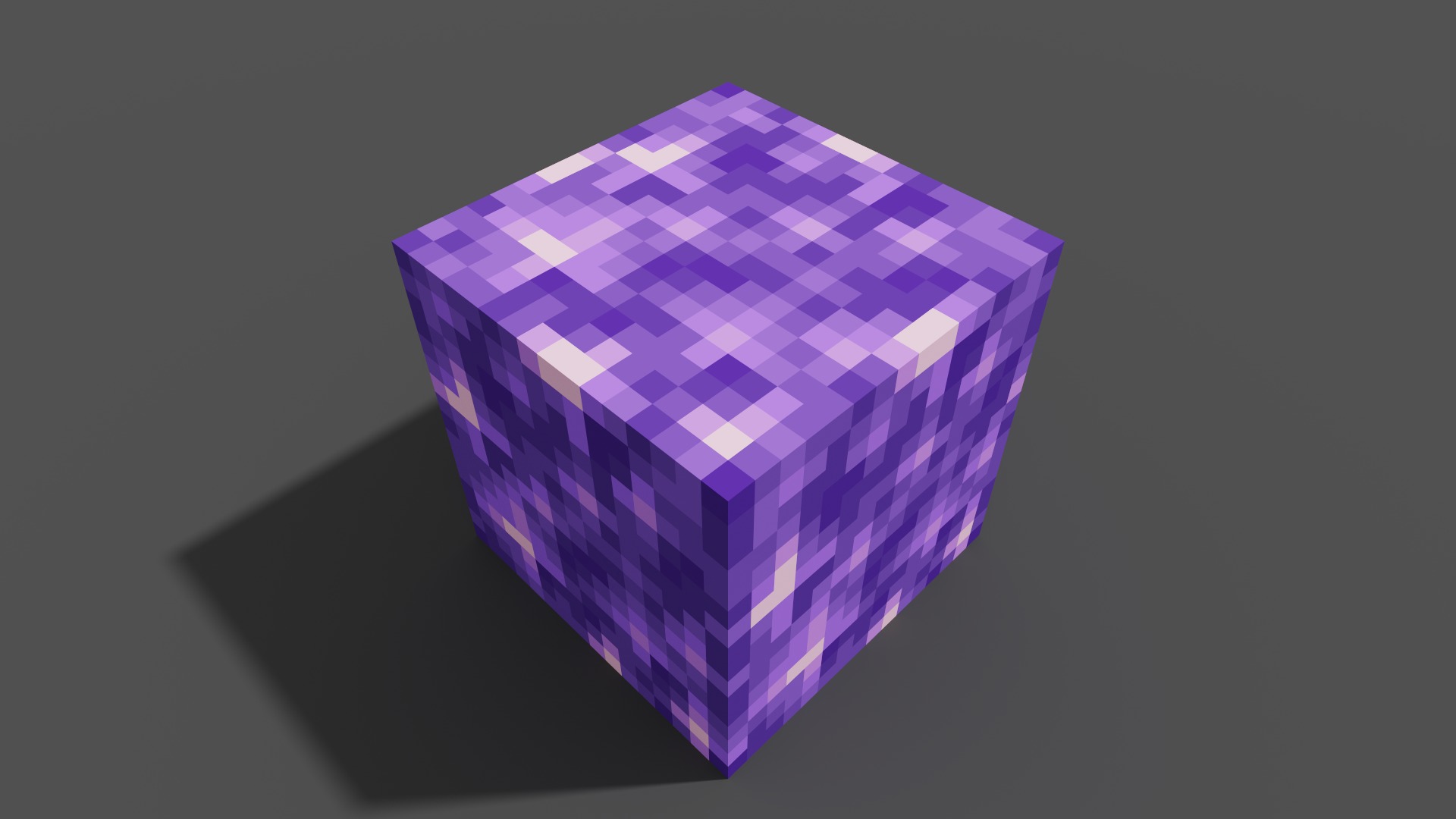 3D model MineCraft amethyst block VR / AR / low-poly | CGTrader