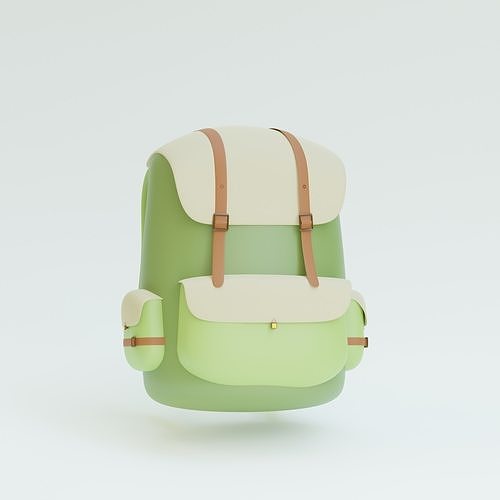 3D model Backpack VR / AR / low-poly | CGTrader