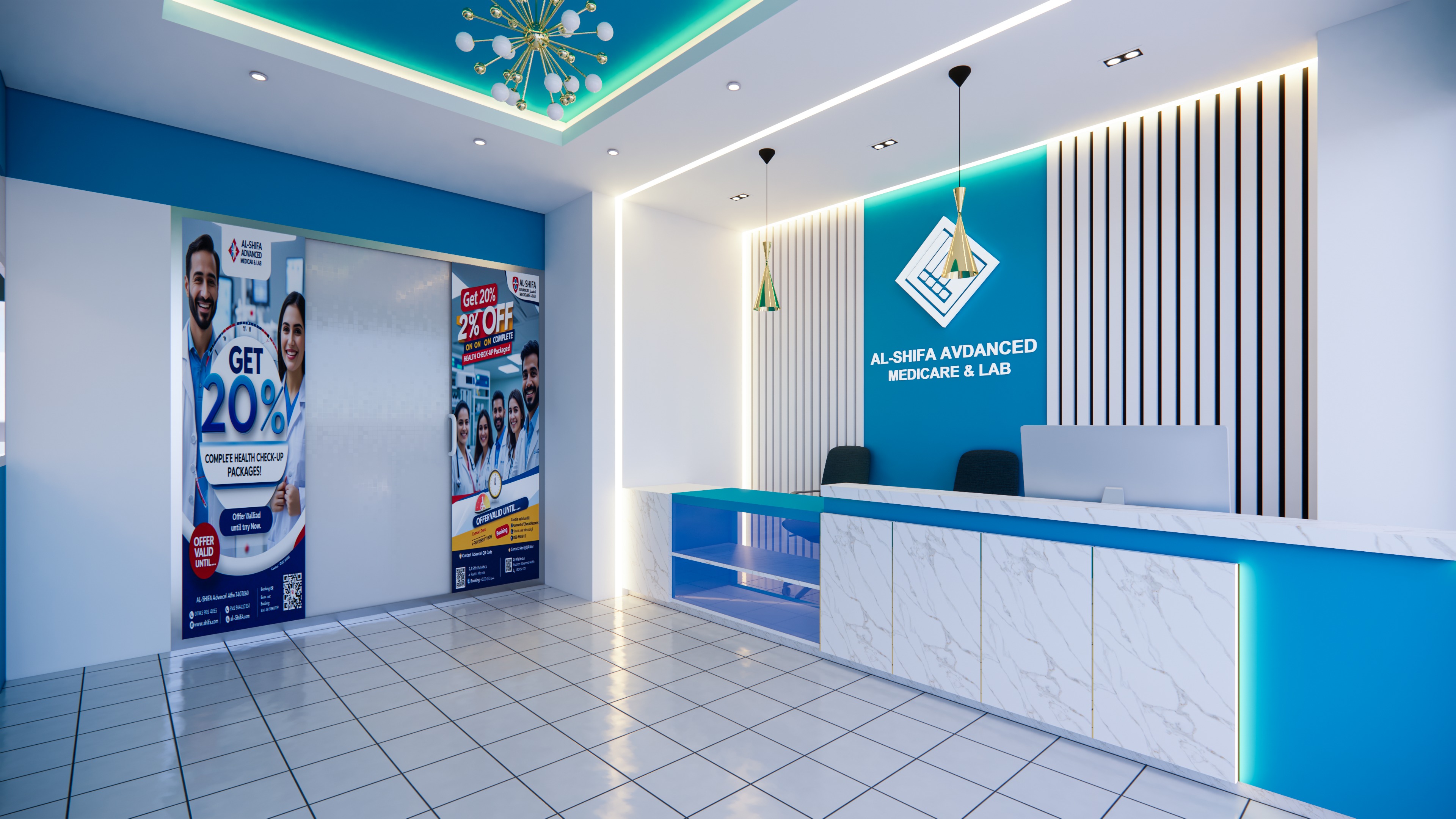 Diagnostic Lab - Modern SketchUp 3D Model 3D model animated | CGTrader