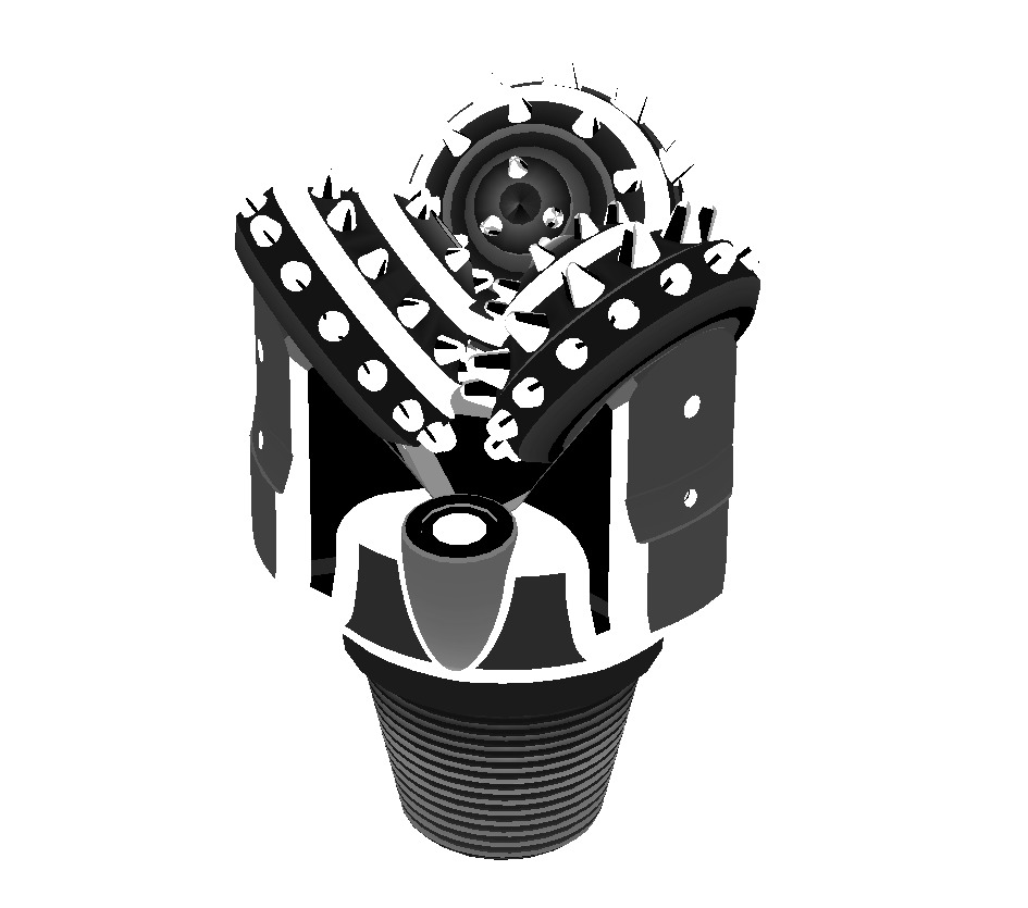Design and Analysis of Tricone Drill Bit Assembly 3D model animated ...