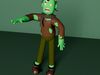 3D model Low Poly Zombie Rigged 3D Model Game Ready VR / AR / low-poly ...