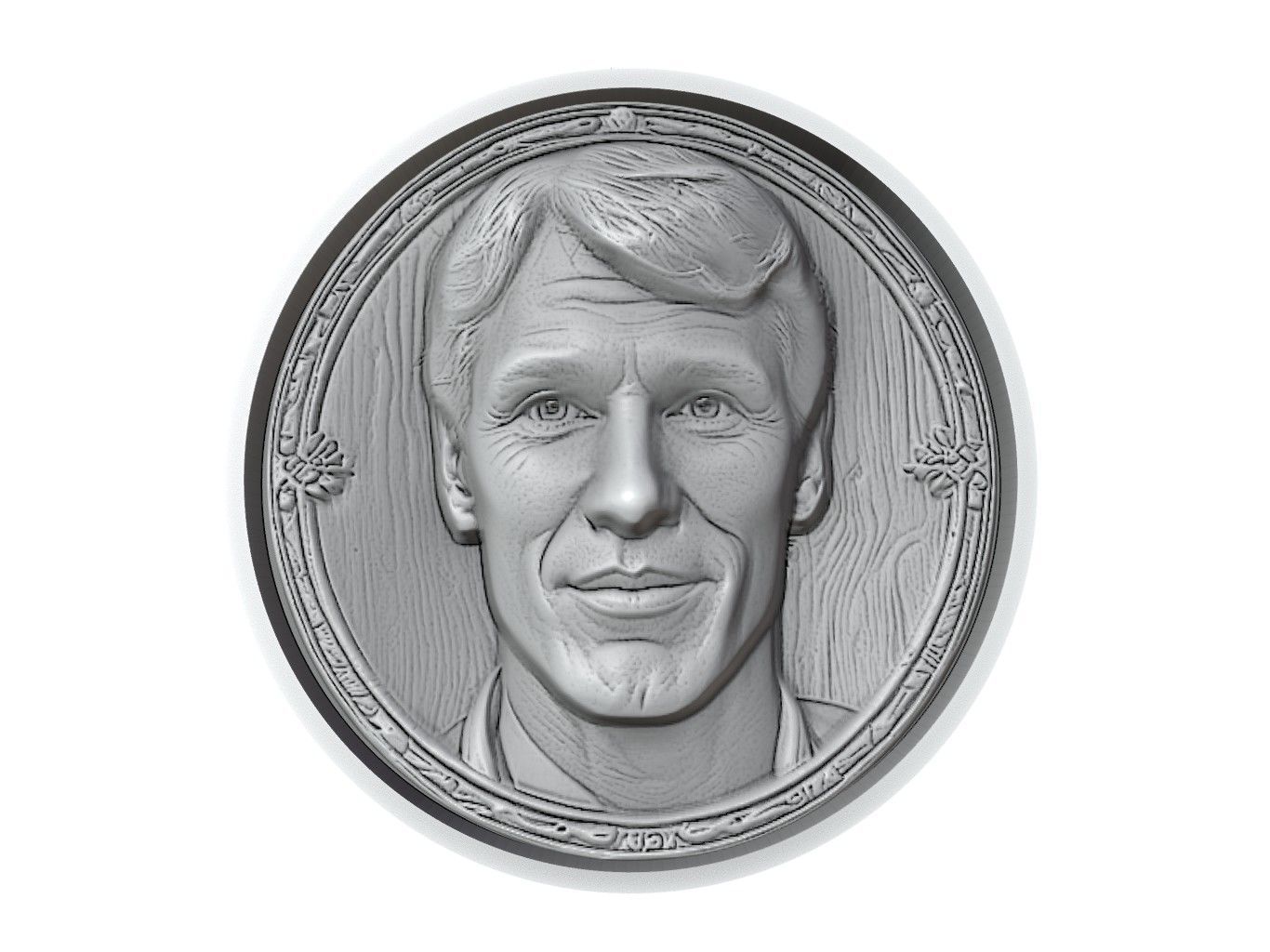 Marco van Basten Footballer Medallion 3D model 3D printable | CGTrader