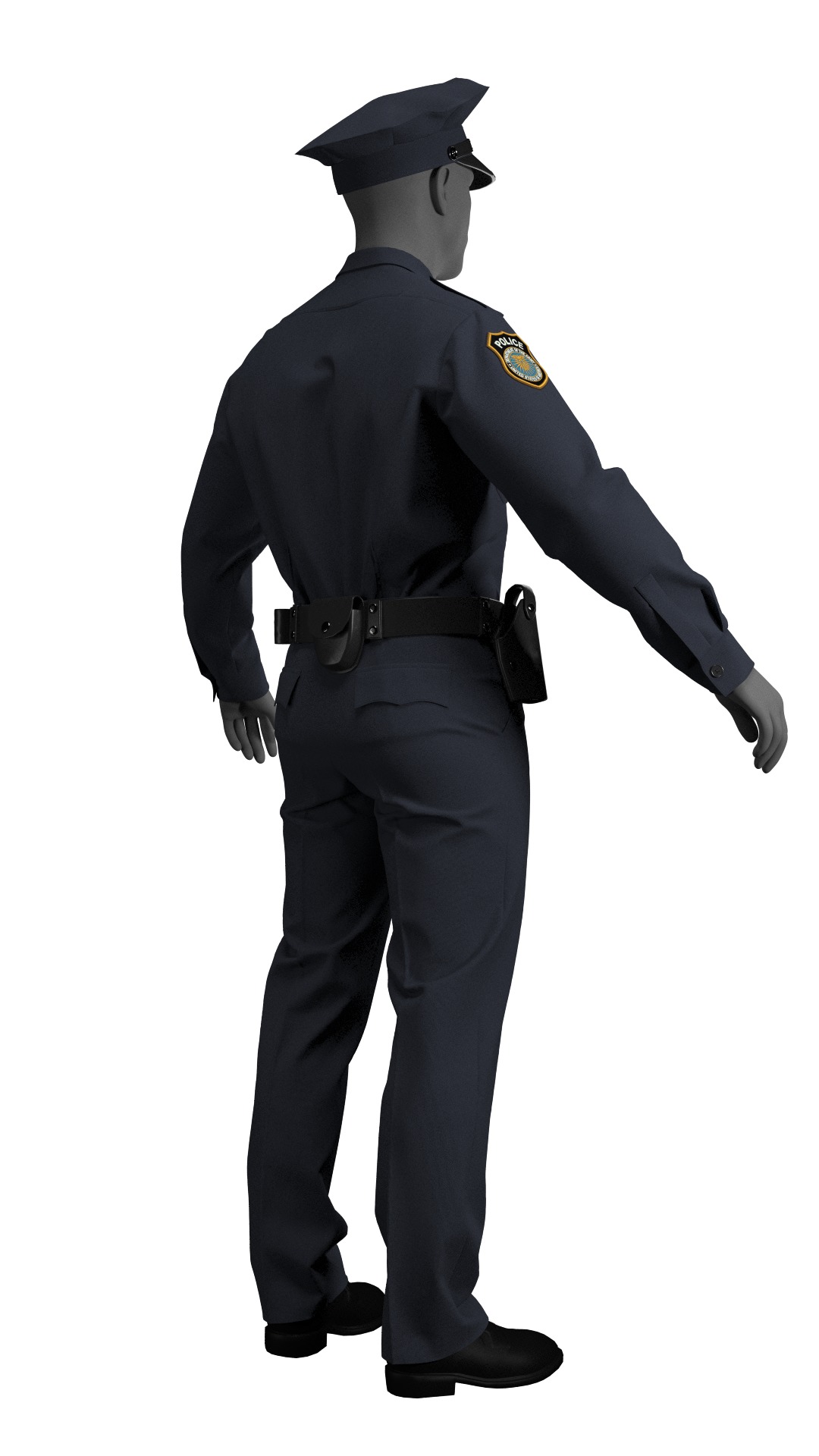 Police Officer Uniform - Marvelous Designer 3D model | CGTrader
