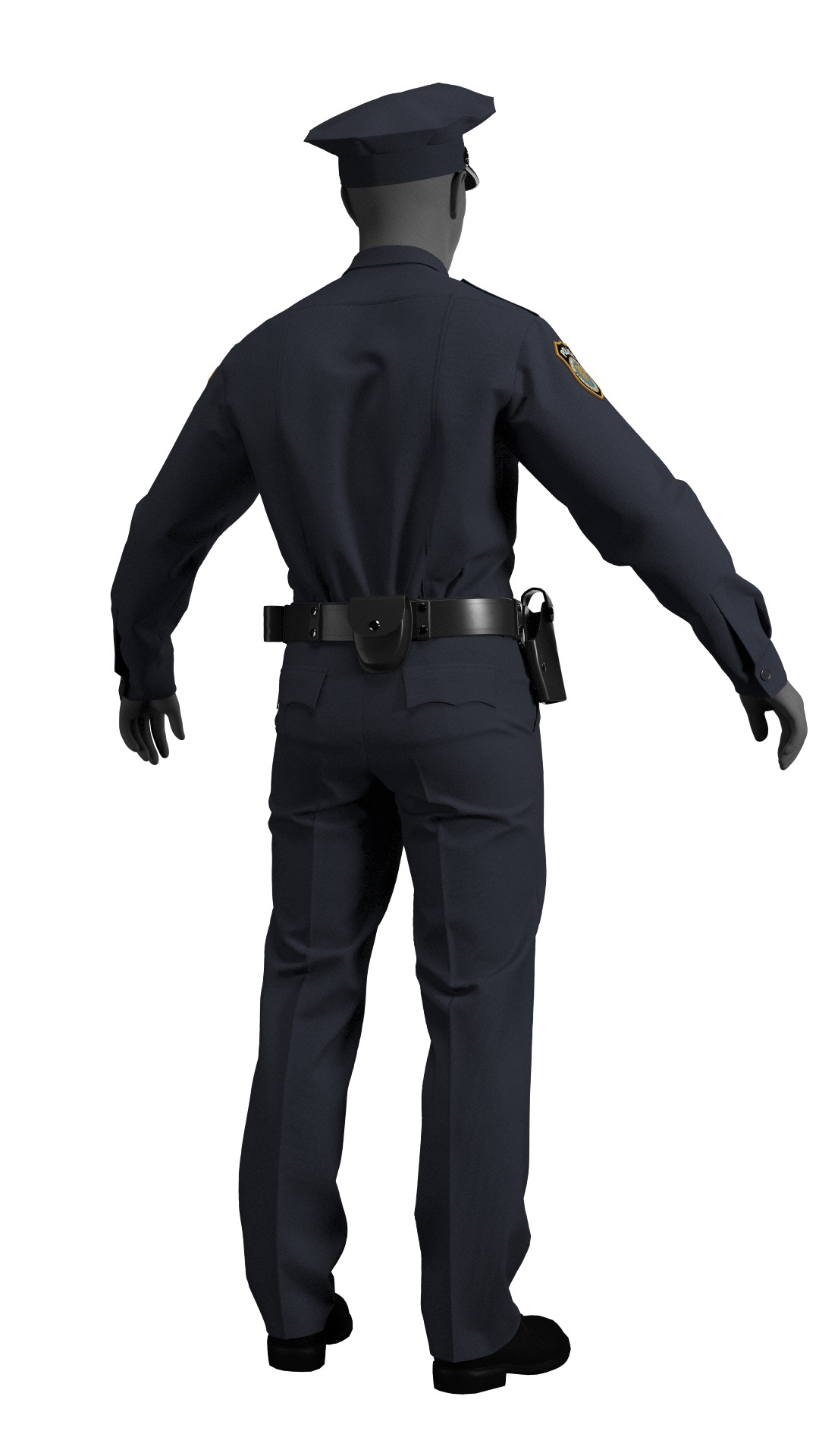 Police Officer Uniform - Marvelous Designer 3D model | CGTrader
