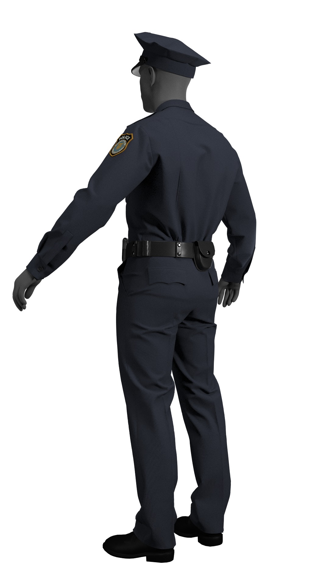 Police Officer Uniform - Marvelous Designer 3D model | CGTrader
