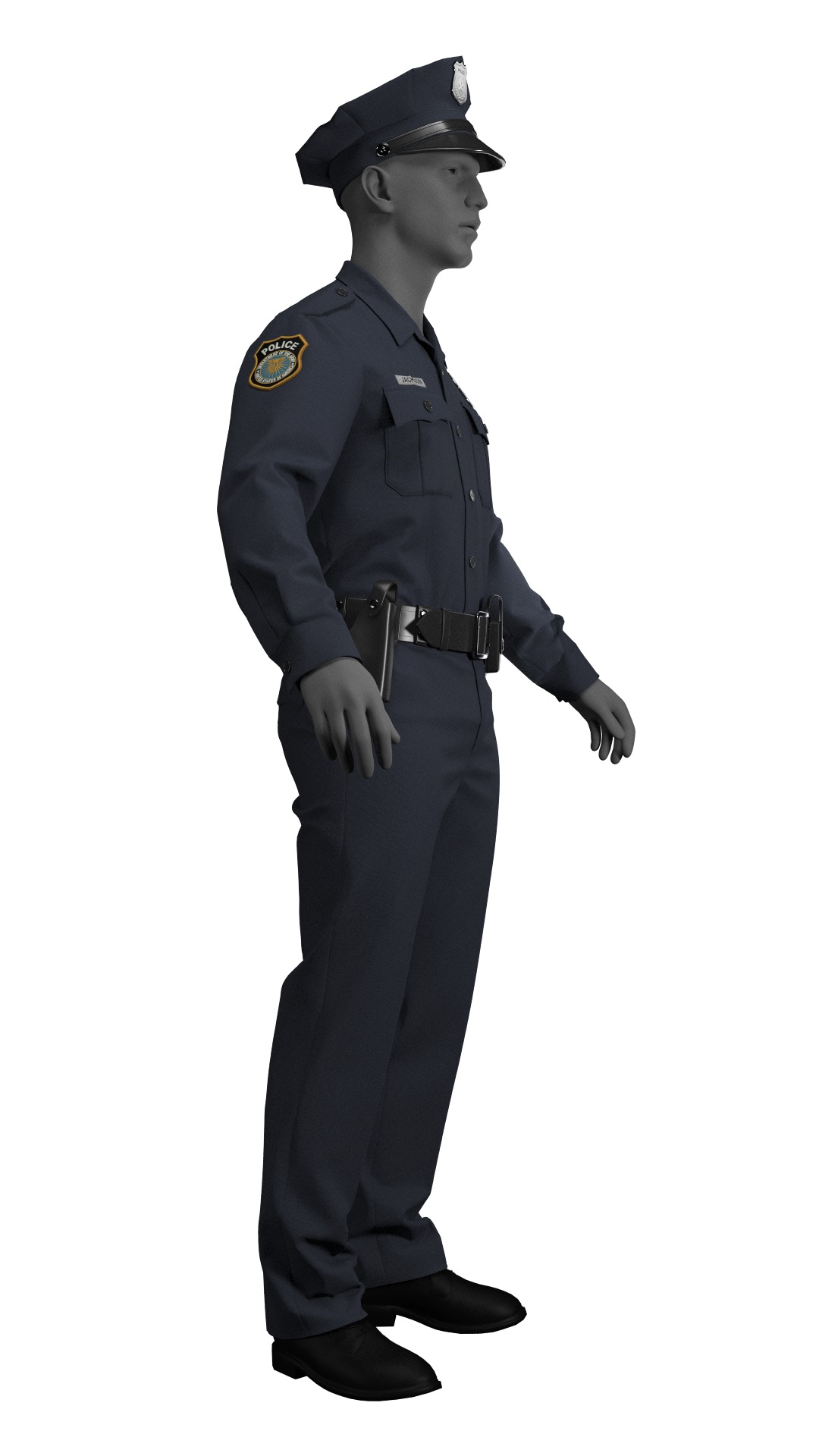 Police Officer Uniform - Marvelous Designer 3D model | CGTrader