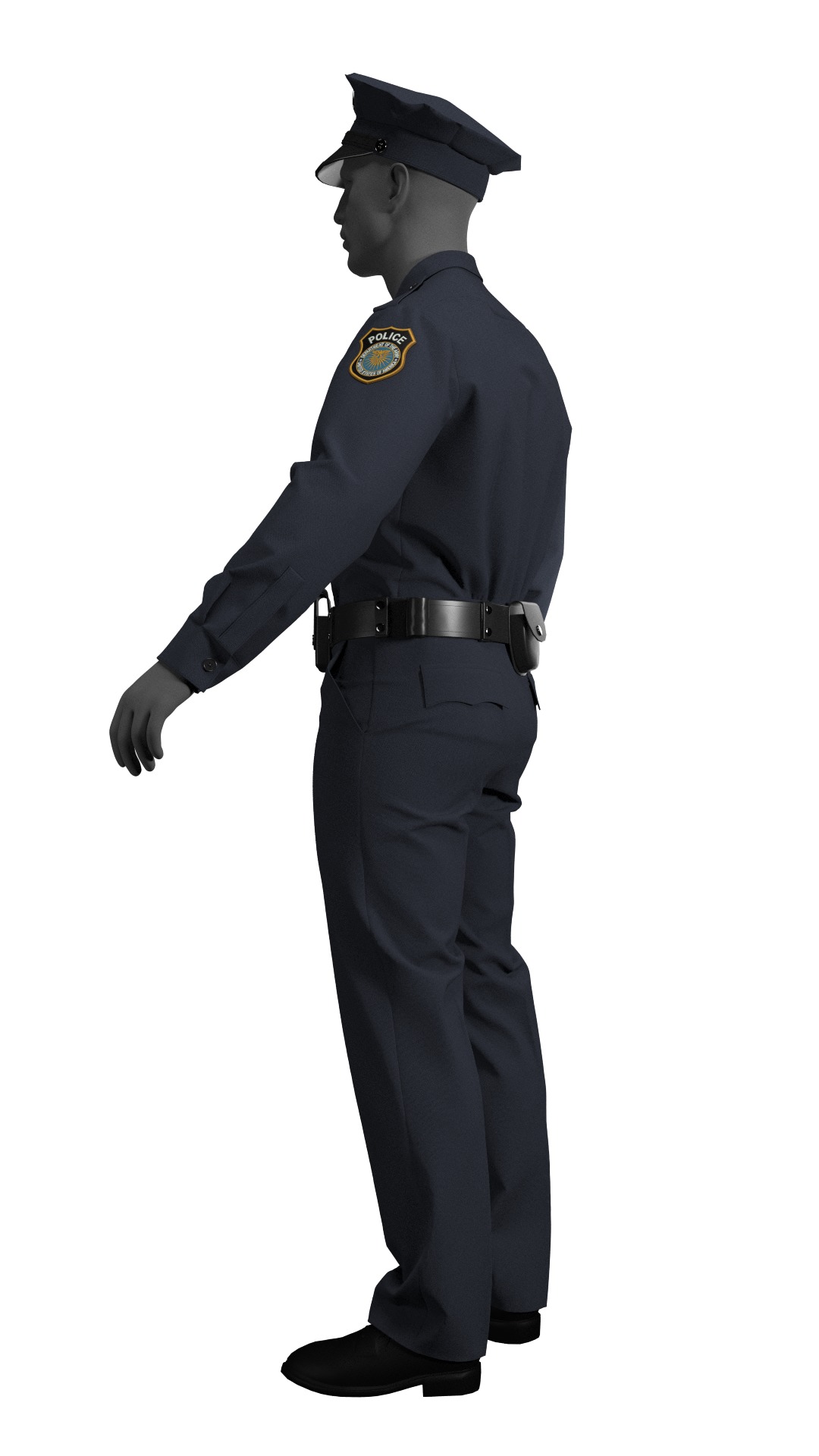 Police Officer Uniform - Marvelous Designer 3D model | CGTrader