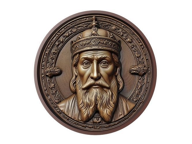 Ivan III Medallion 3D model 3D printable | CGTrader