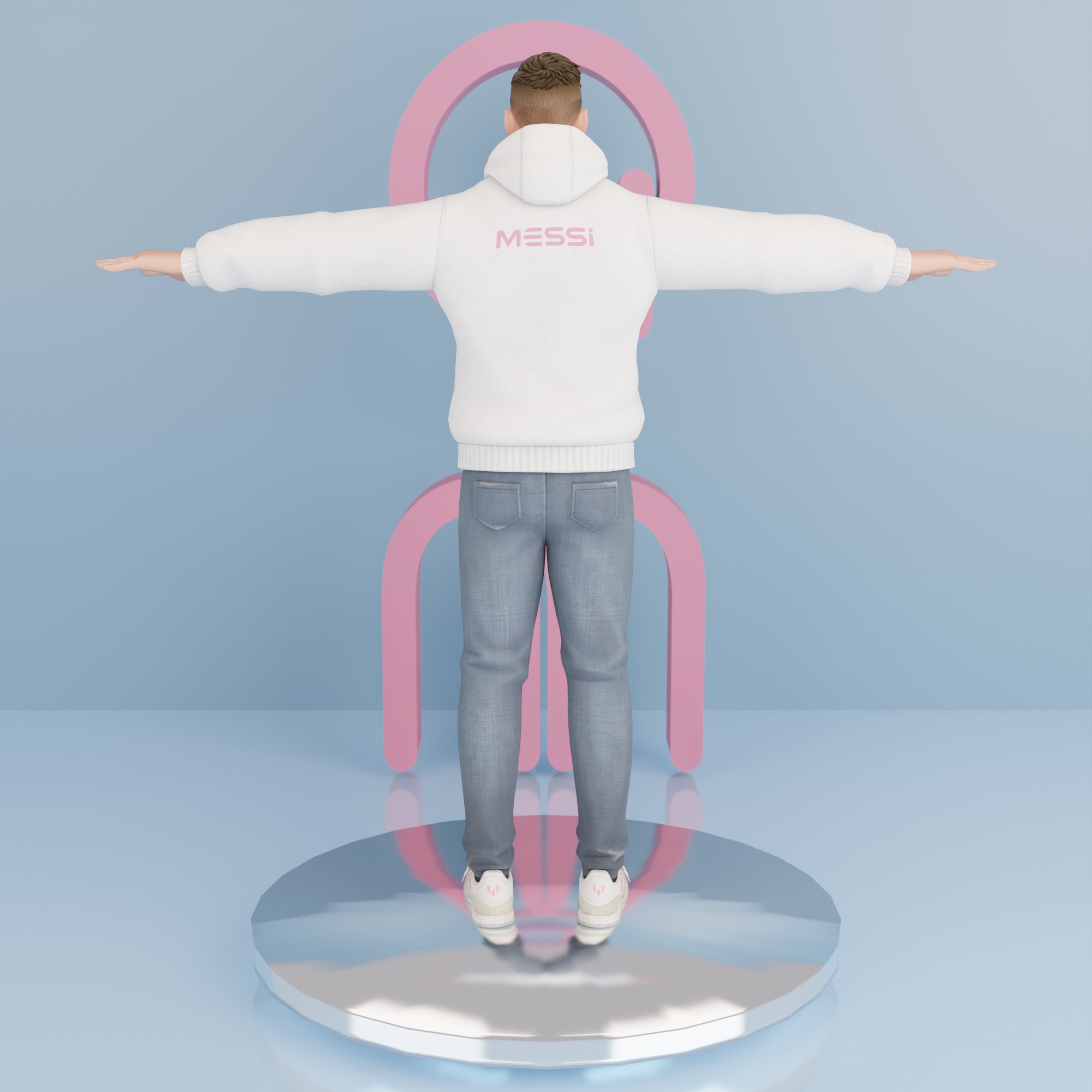 3D model Fortnite - Streetwear Spark - Lionel Messi VR / AR / low-poly ...