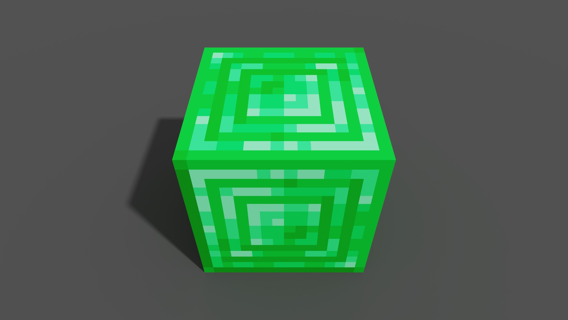 3D model MineCraft emerald block VR / AR / low-poly | CGTrader