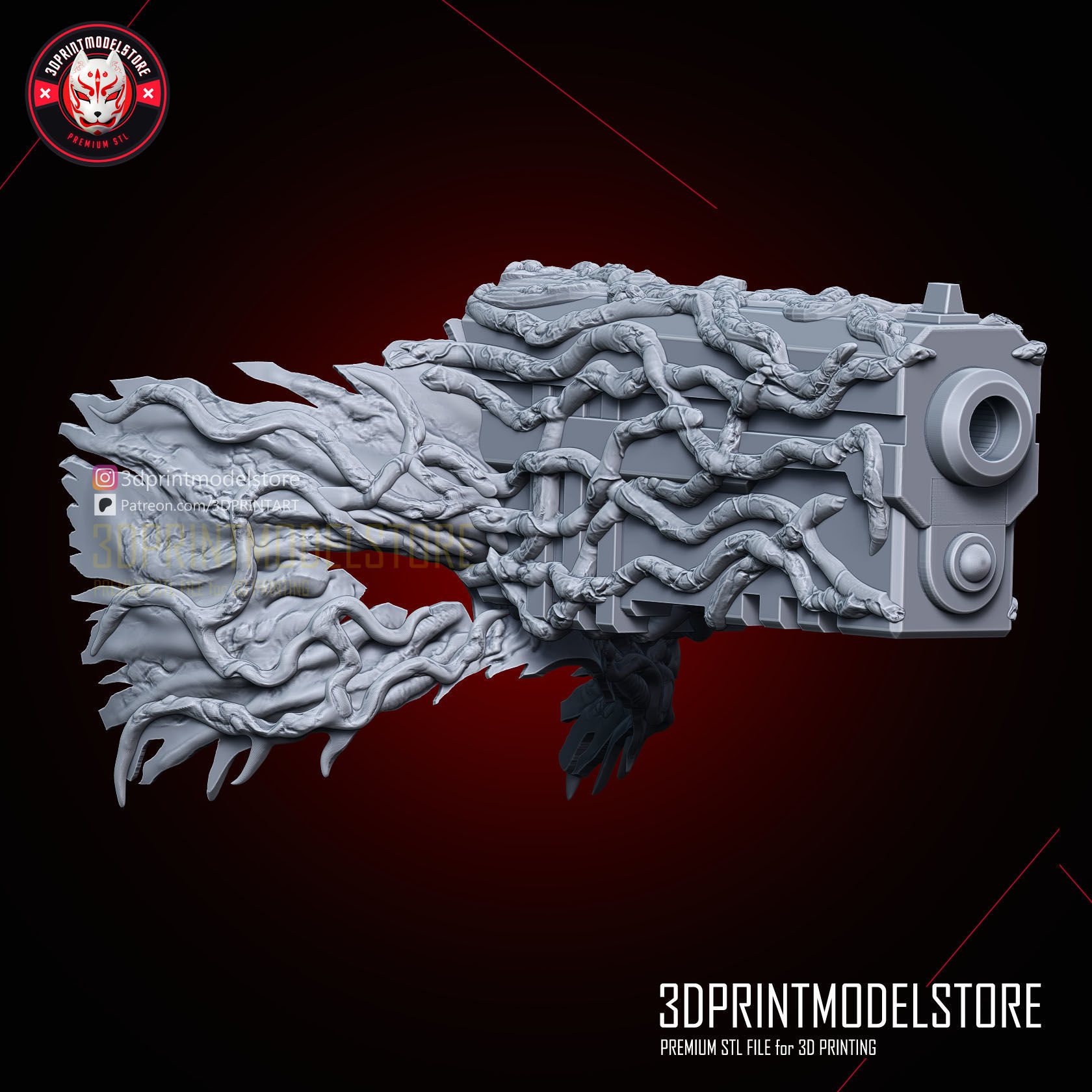 Aki Devil Gun Mask - Chainsaw Man Cosplay Anime 3D model 3D printable ...