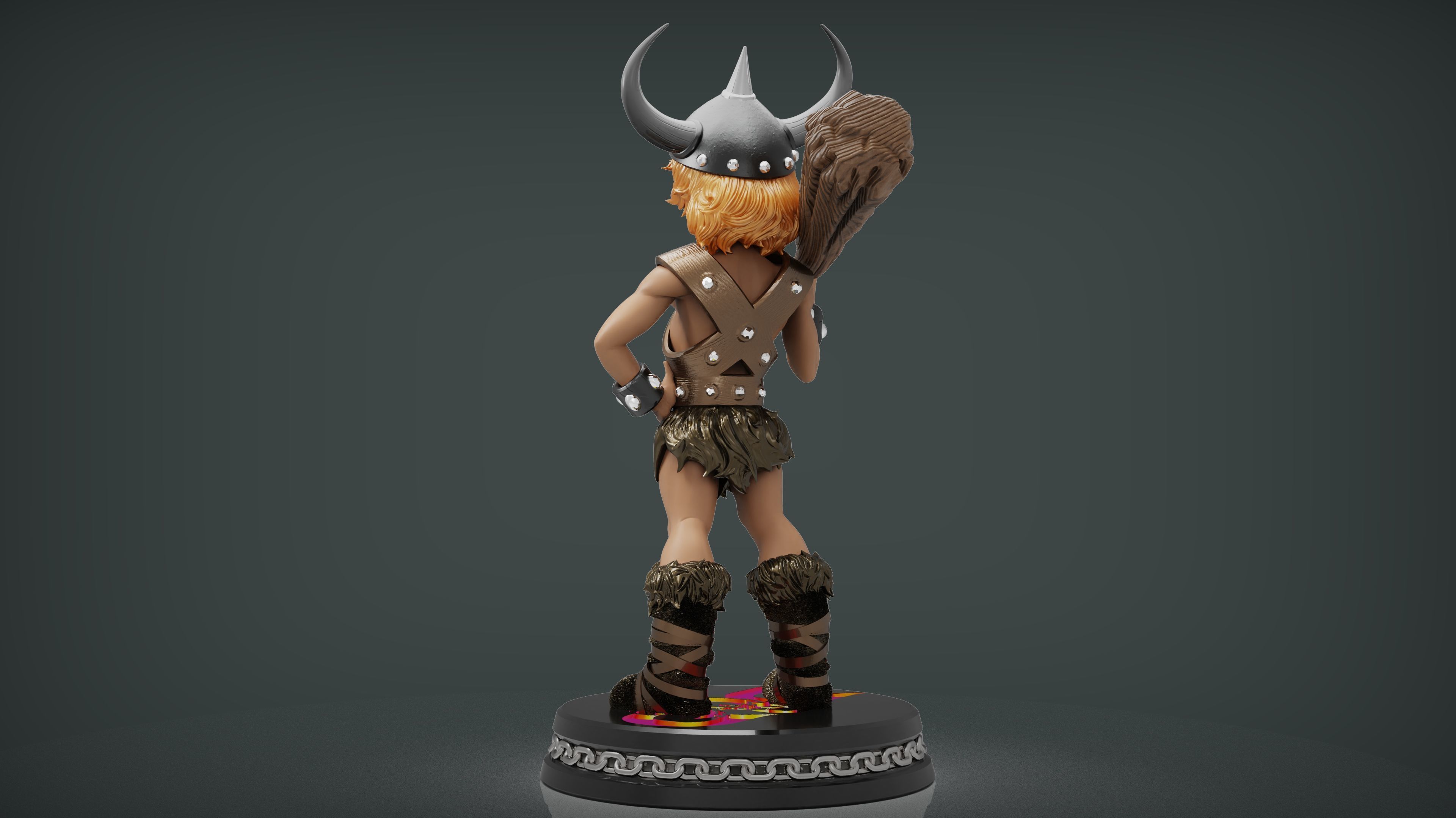 Boby The Barbarian 3D model 3D printable | CGTrader