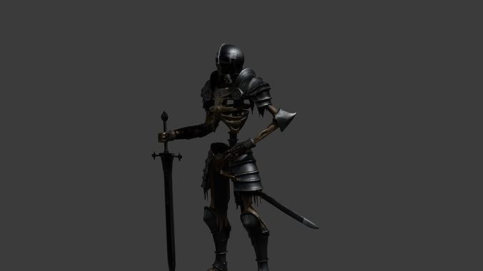 Blender High Poly Skeleton Game Ready Character 3D model | CGTrader
