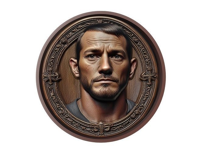 CM Punk Medallion 3D model 3D printable | CGTrader