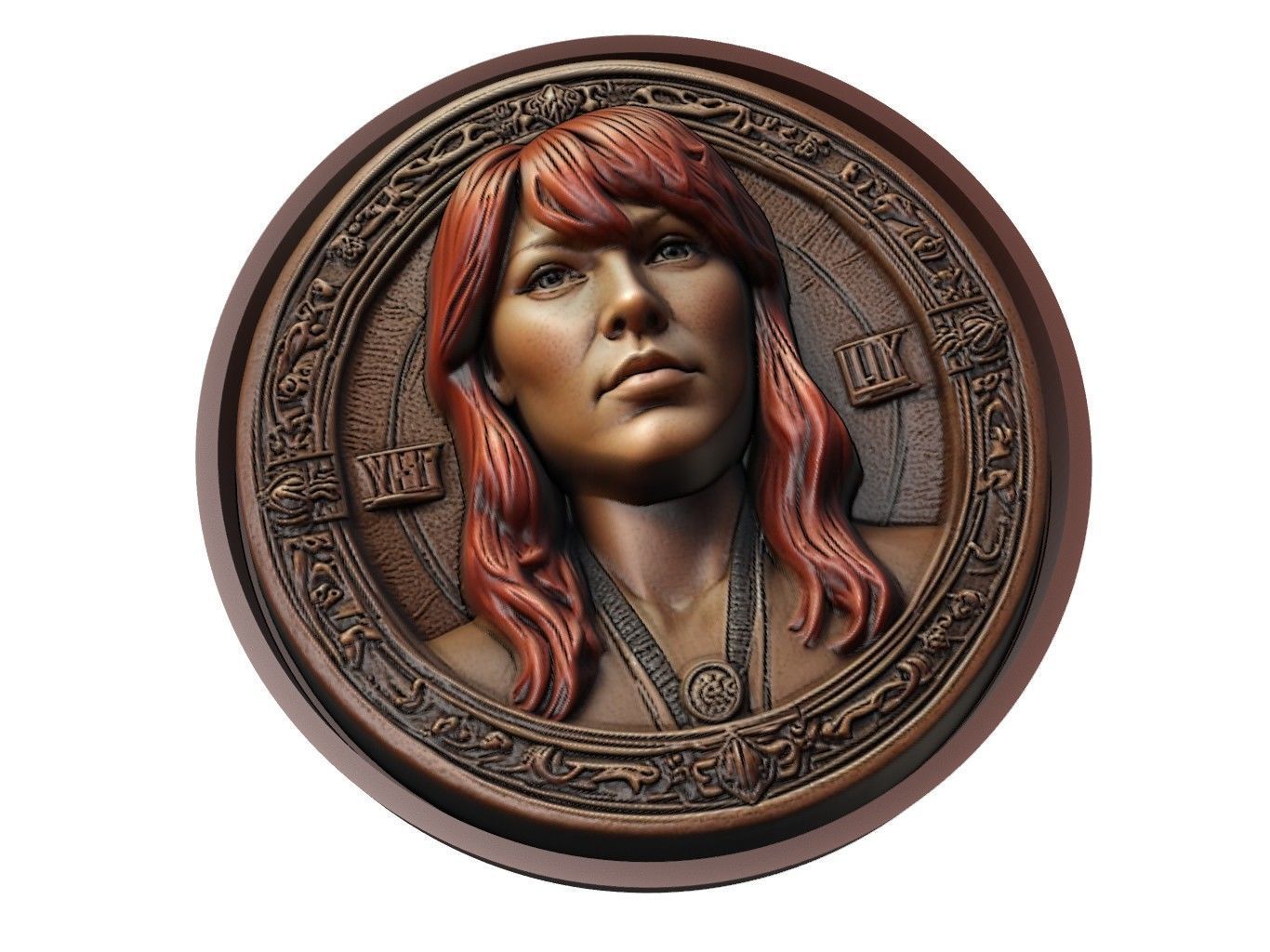 Asuka Medallion 3D model 3D printable | CGTrader