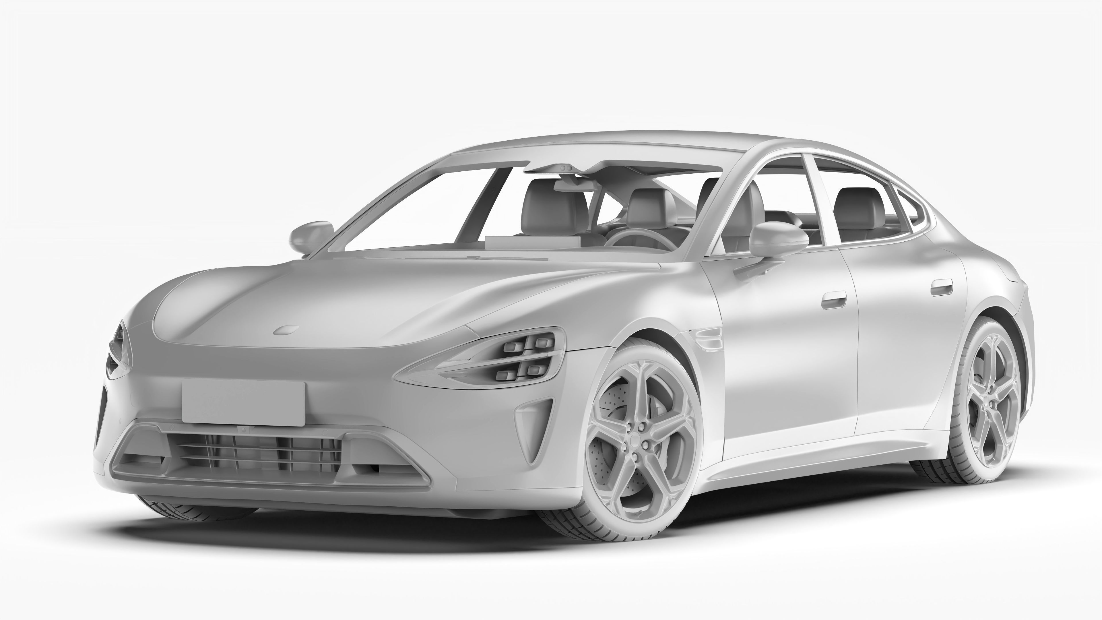 Xiaomi SU7 2024 3D model | CGTrader