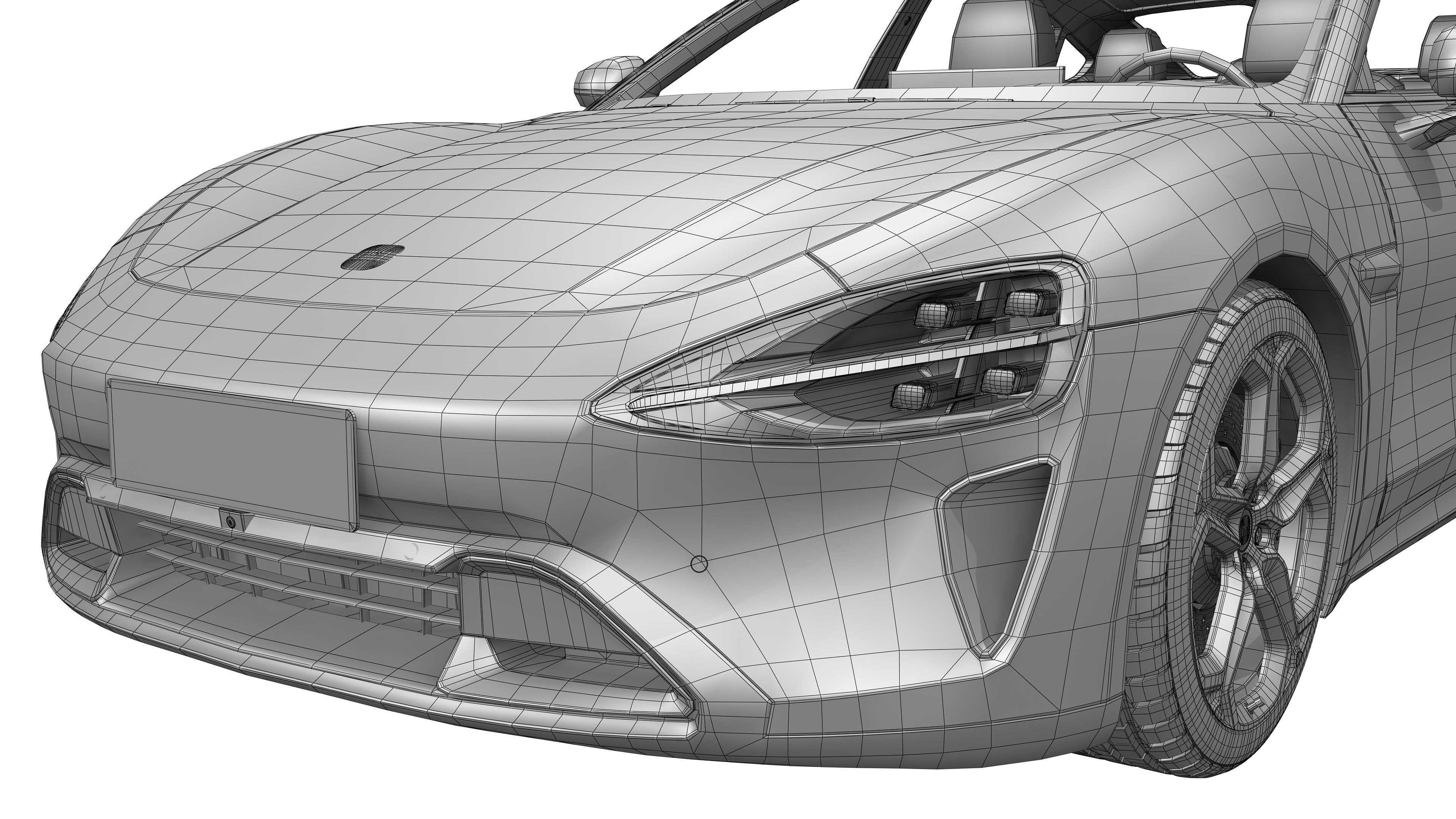 Xiaomi SU7 2024 3D model | CGTrader