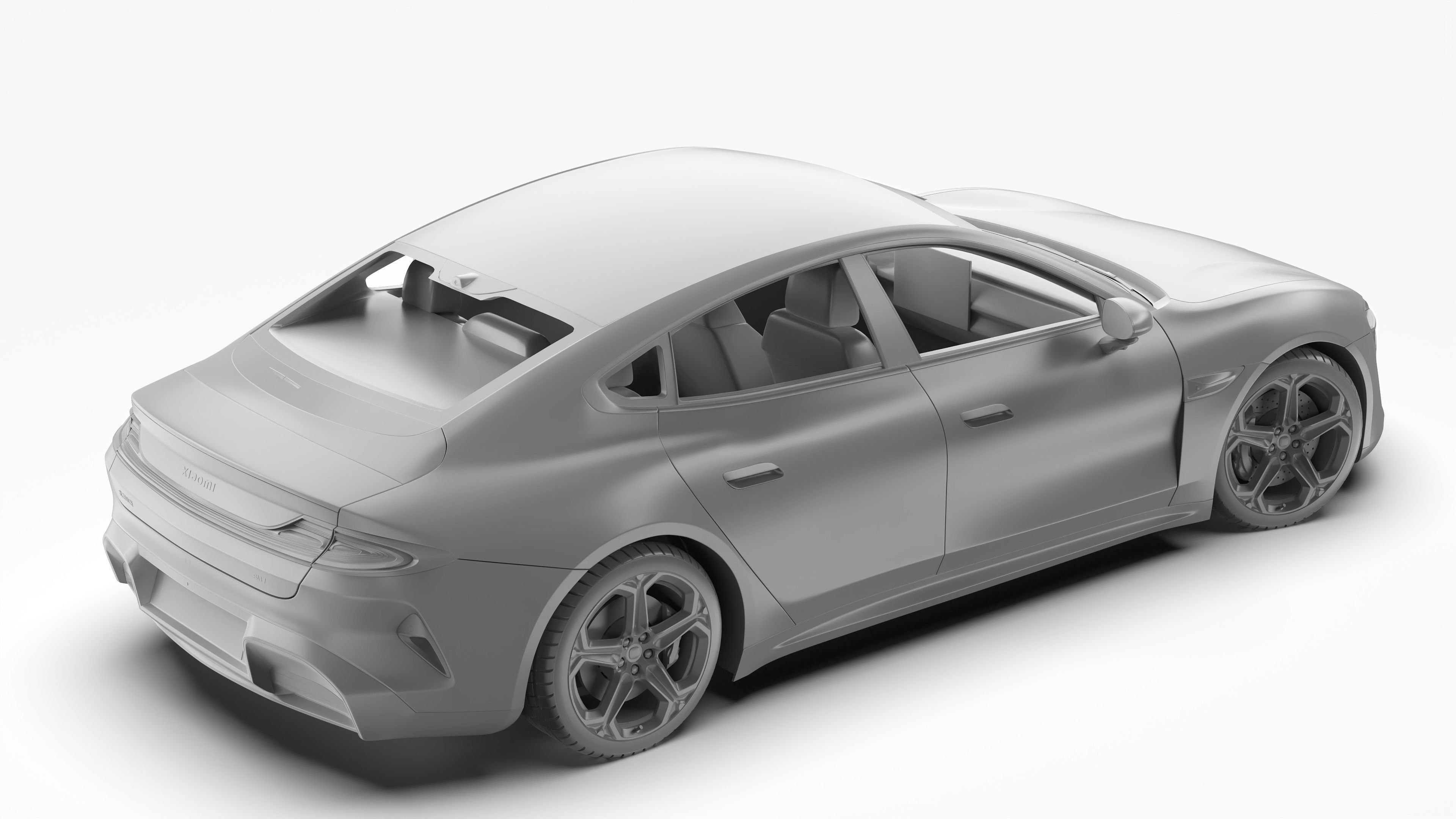 Xiaomi SU7 2024 3D model | CGTrader