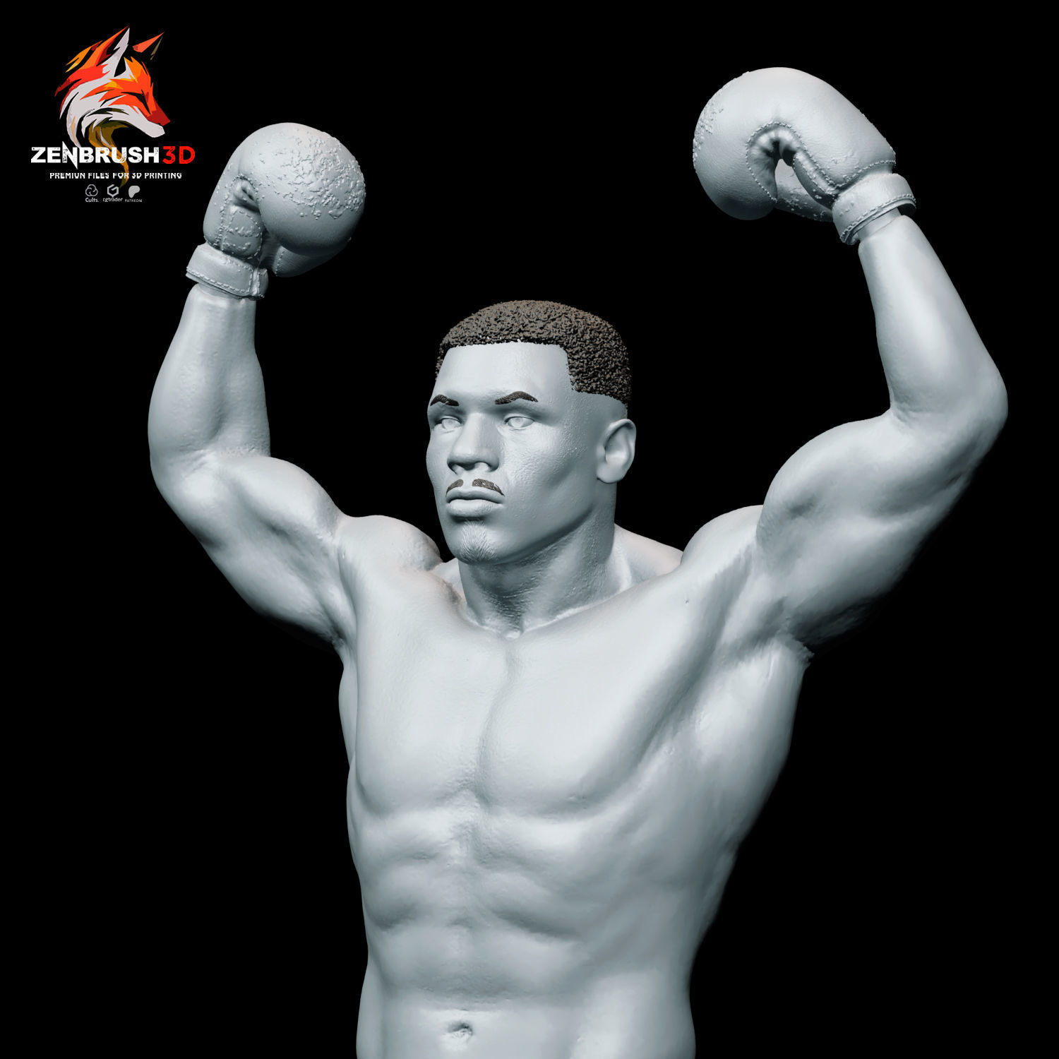 Prime Mike Tyson 3D Printing STL 3D model 3D printable | CGTrader
