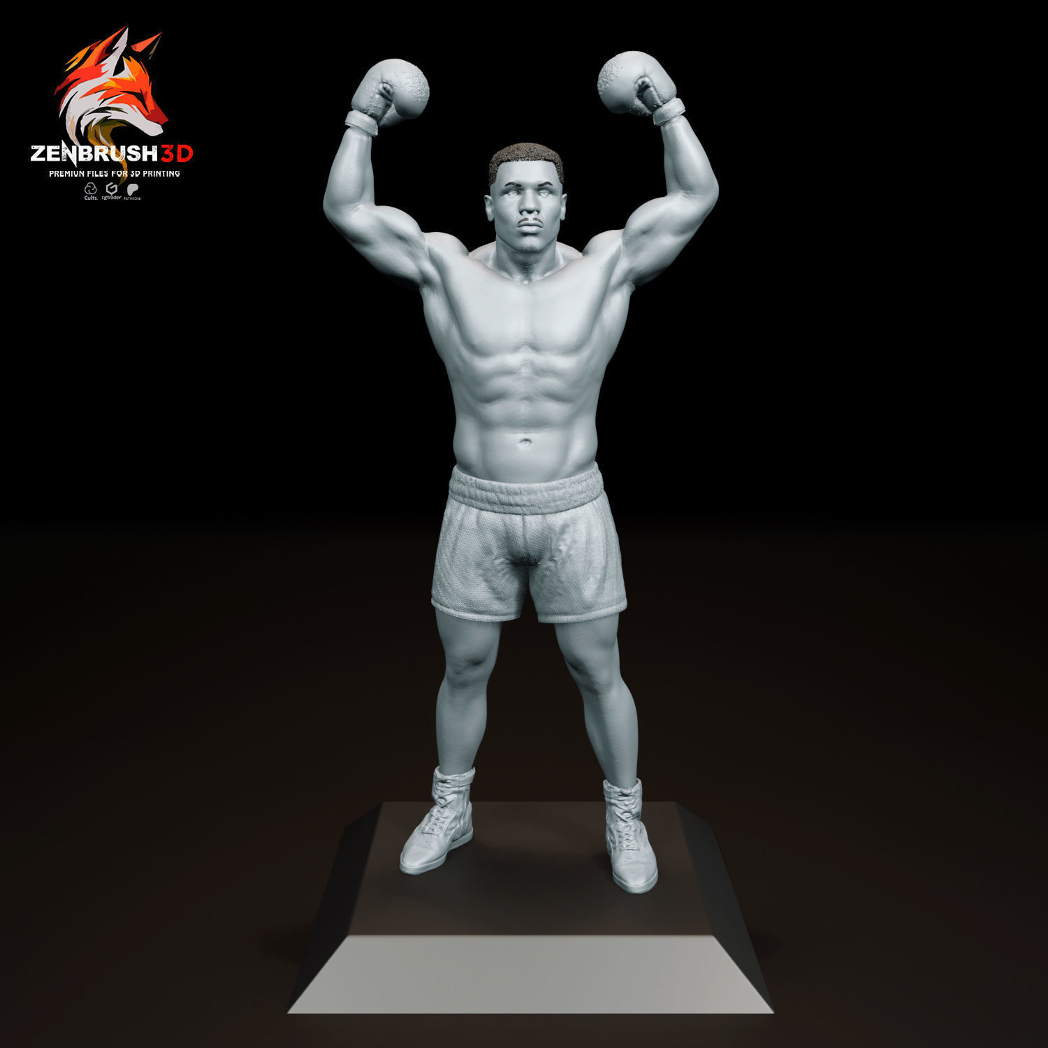 Prime Mike Tyson 3D Printing STL 3D model 3D printable | CGTrader