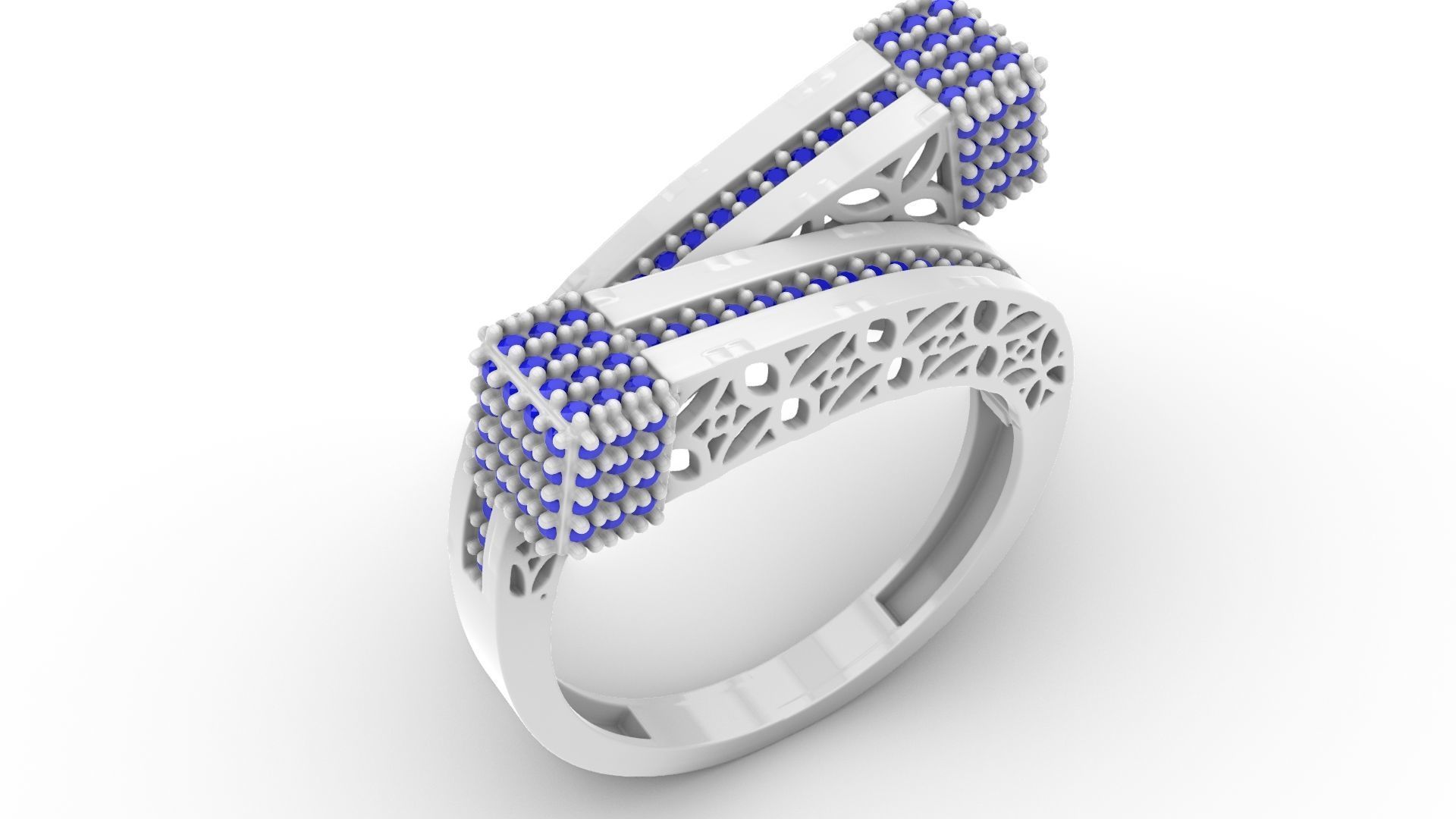 Jewelry Diamond Ring Model RG15 free 3D model 3D printable | CGTrader