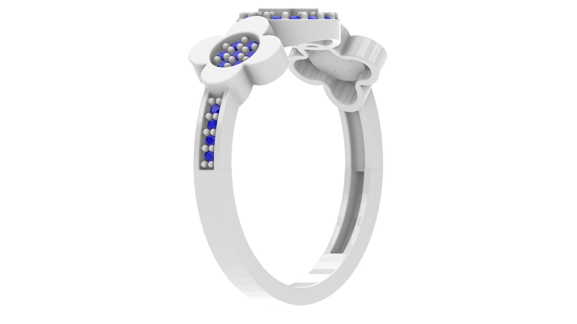 Jewelry Diamond Ring Model RG21 free 3D model 3D printable | CGTrader