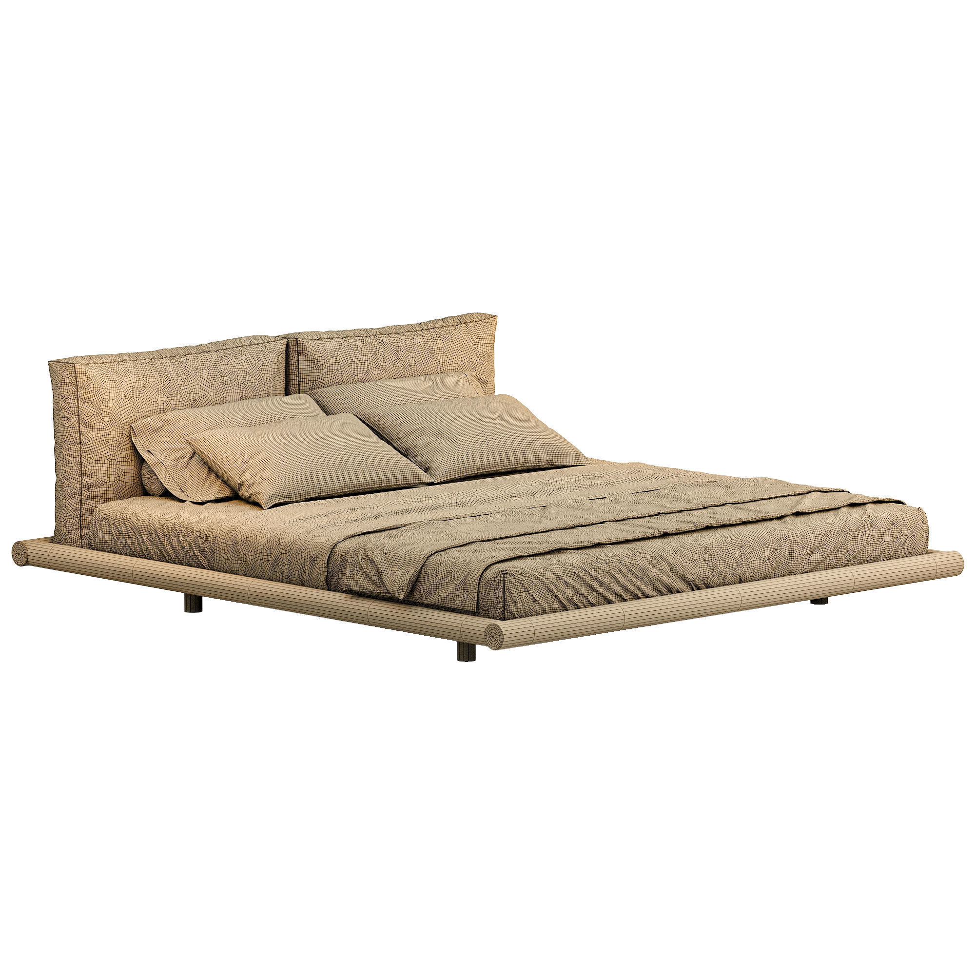 Iro Porro Bed 3D model | CGTrader