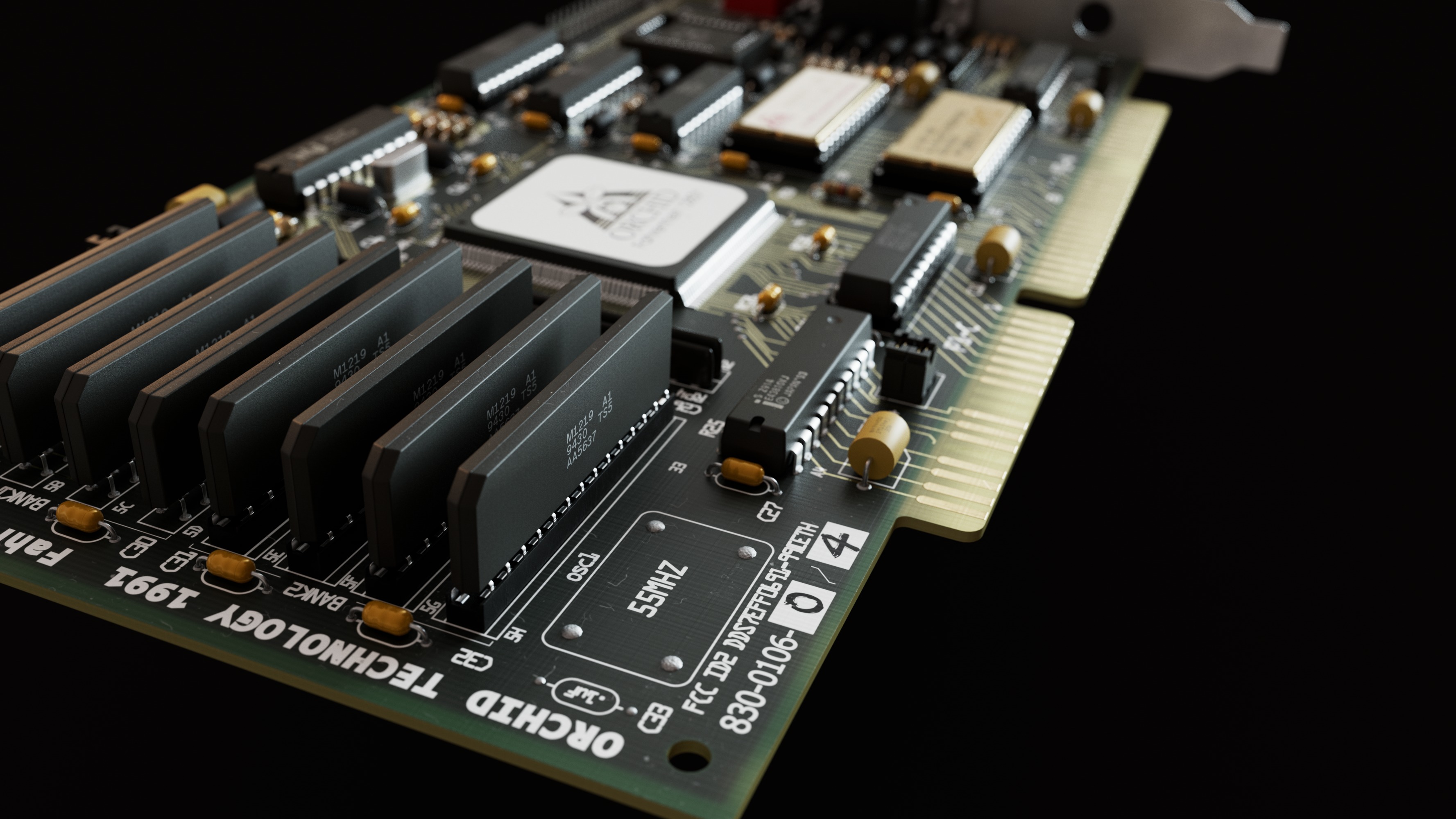 3D model Circuite Board GPU VR / AR / low-poly | CGTrader