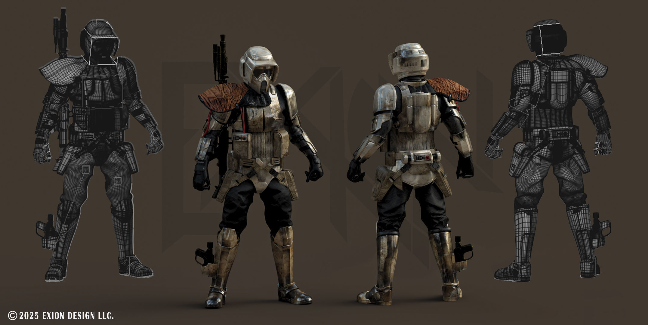 Star Wars Scout Trooper Commander 3D model rigged | CGTrader