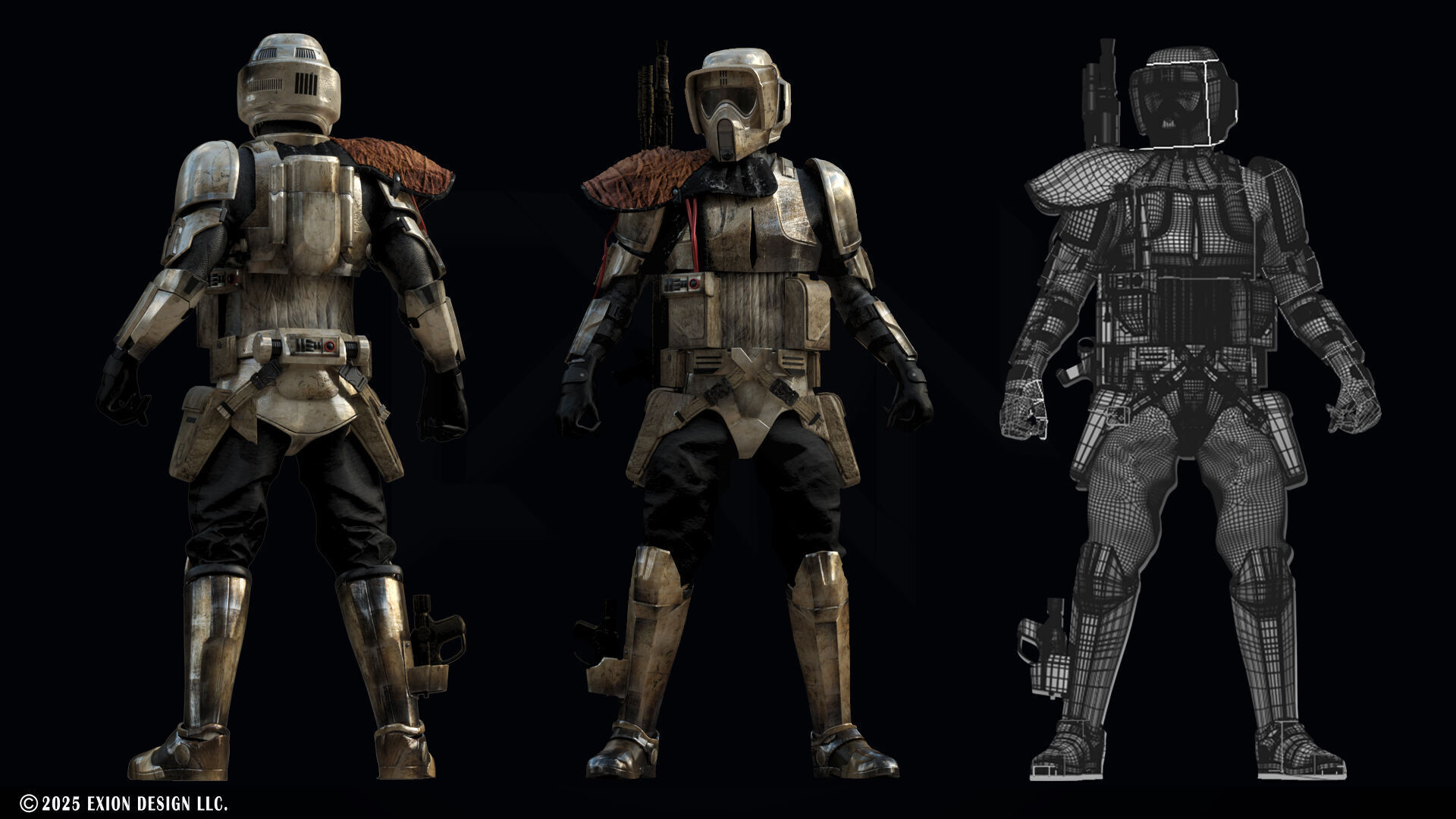 Star Wars Scout Trooper Commander 3D model rigged | CGTrader