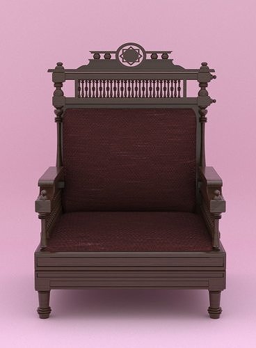 Arabian chair 3D model | CGTrader