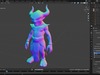 3D model Stone Imp - Dark Fantasy Game-Ready 3D Character VR / AR / low ...