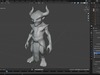 3D model Stone Imp - Dark Fantasy Game-Ready 3D Character VR / AR / low ...