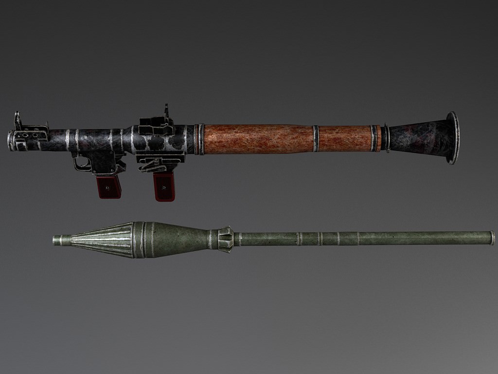 RPG 7 3D Model .max .obj .3ds .fbx .c4d .lwo .lw .lws - CGTrader.com
