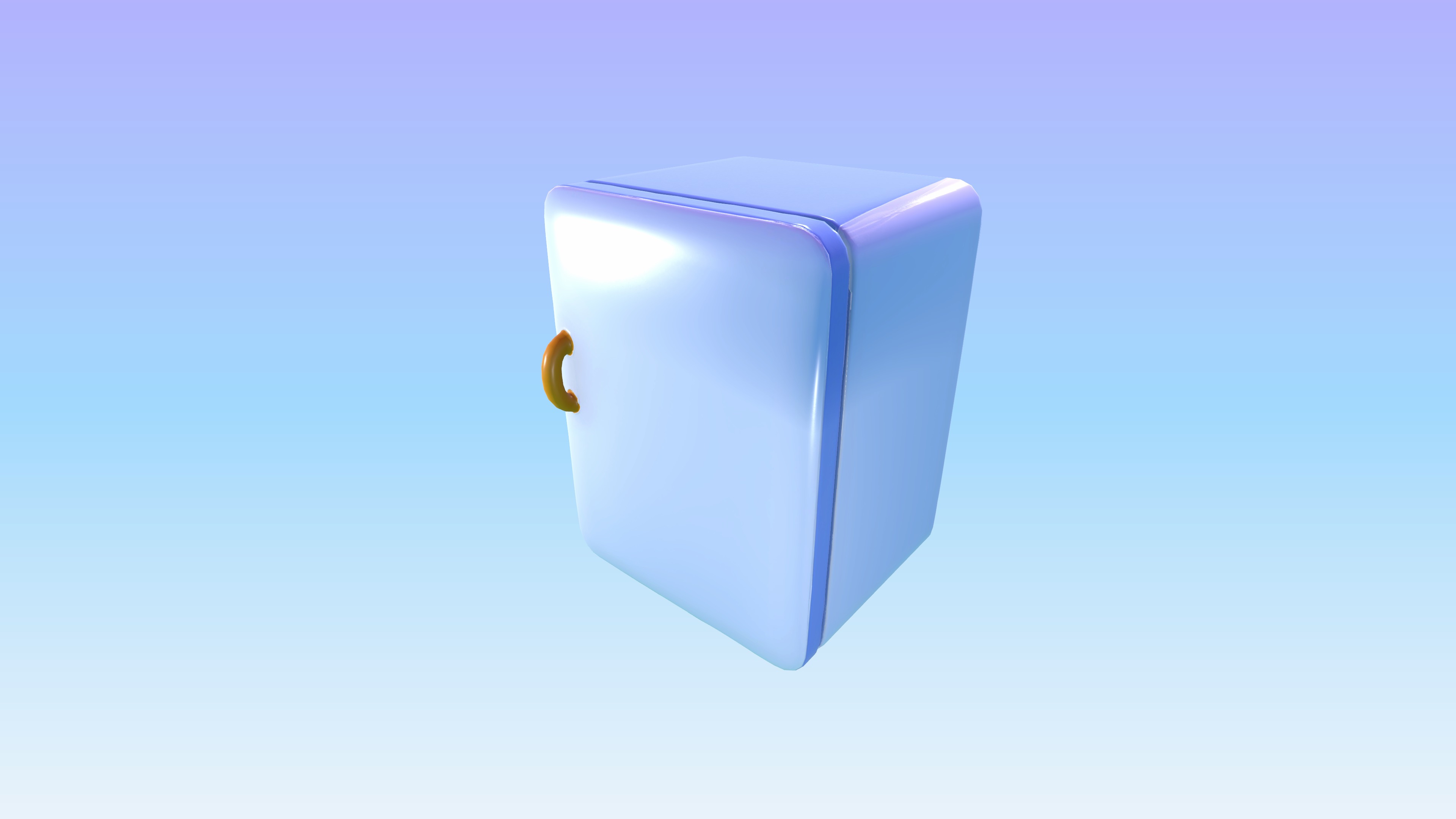 3D model Stylized Fridge 3D Model - Game-Ready Asset VR / AR / low-poly ...