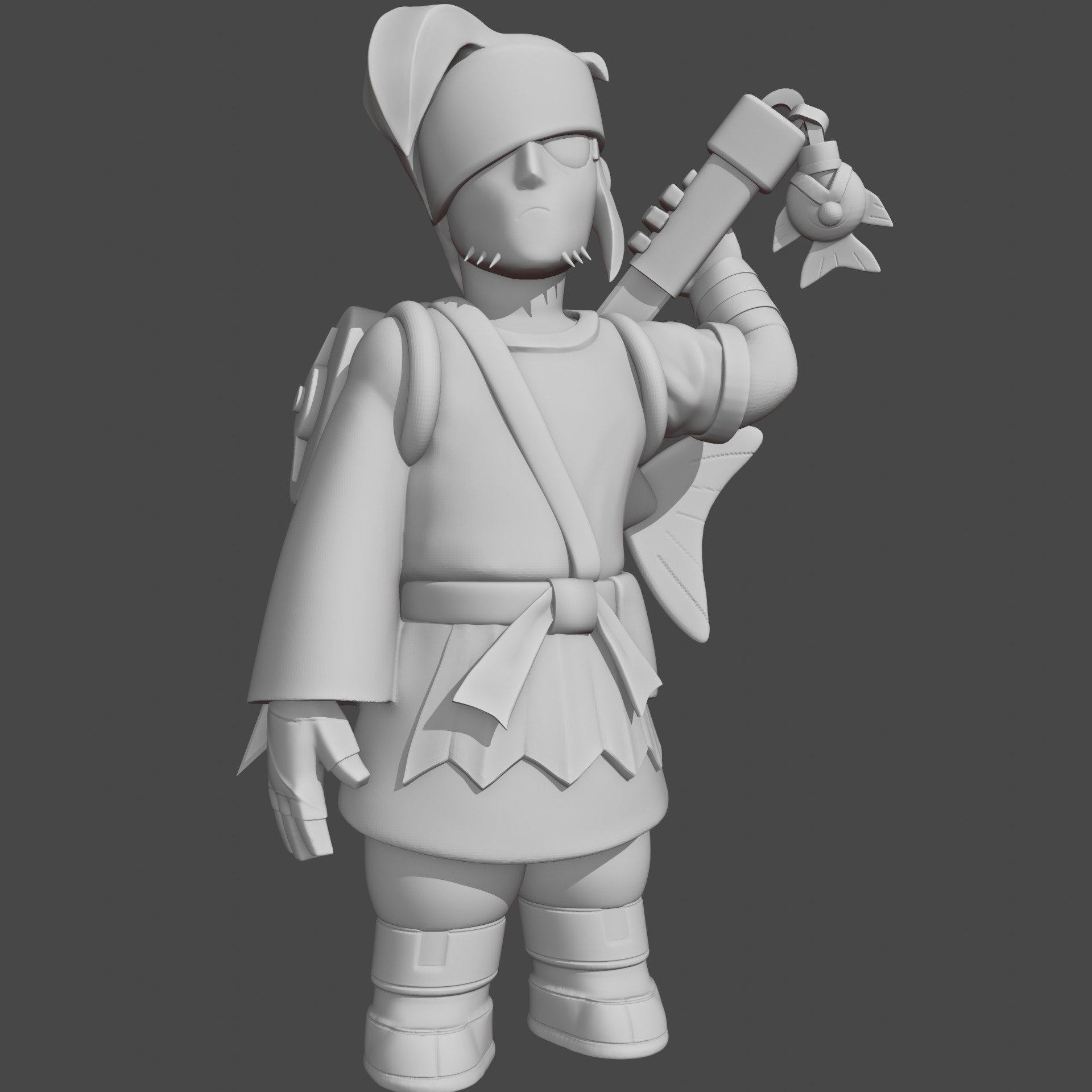 Kenji Brawl Stars 3D Printable Fan Art Figure 3D model 3D printable ...