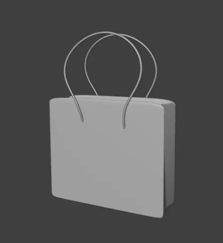 shopping bag free 3D model | CGTrader
