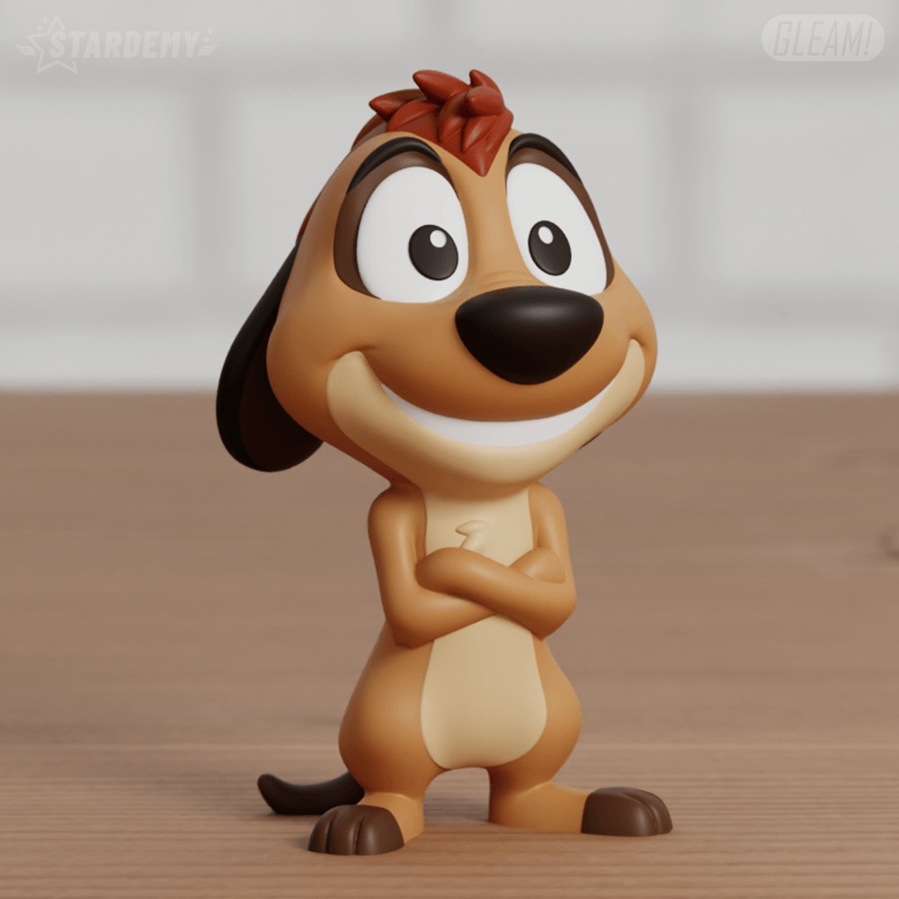 Timon Chibi Lion King Fanart 3 models Mufasa 3D model 3D printable ...