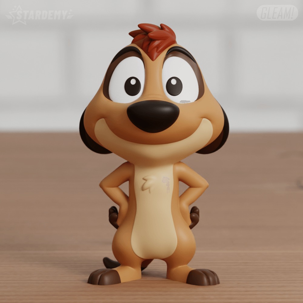 Timon Chibi Lion King Fanart 3 models Mufasa 3D model 3D printable ...