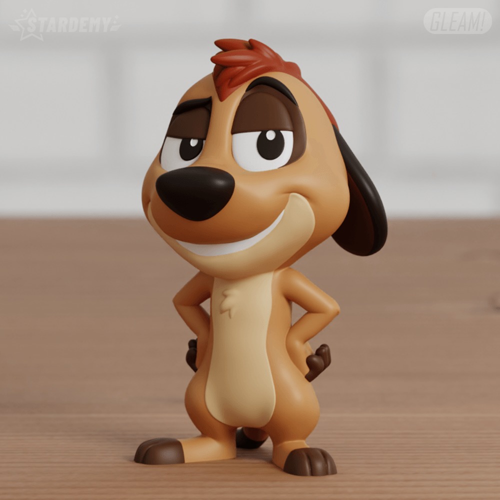 Timon Chibi Lion King Fanart 3 models Mufasa 3D model 3D printable ...