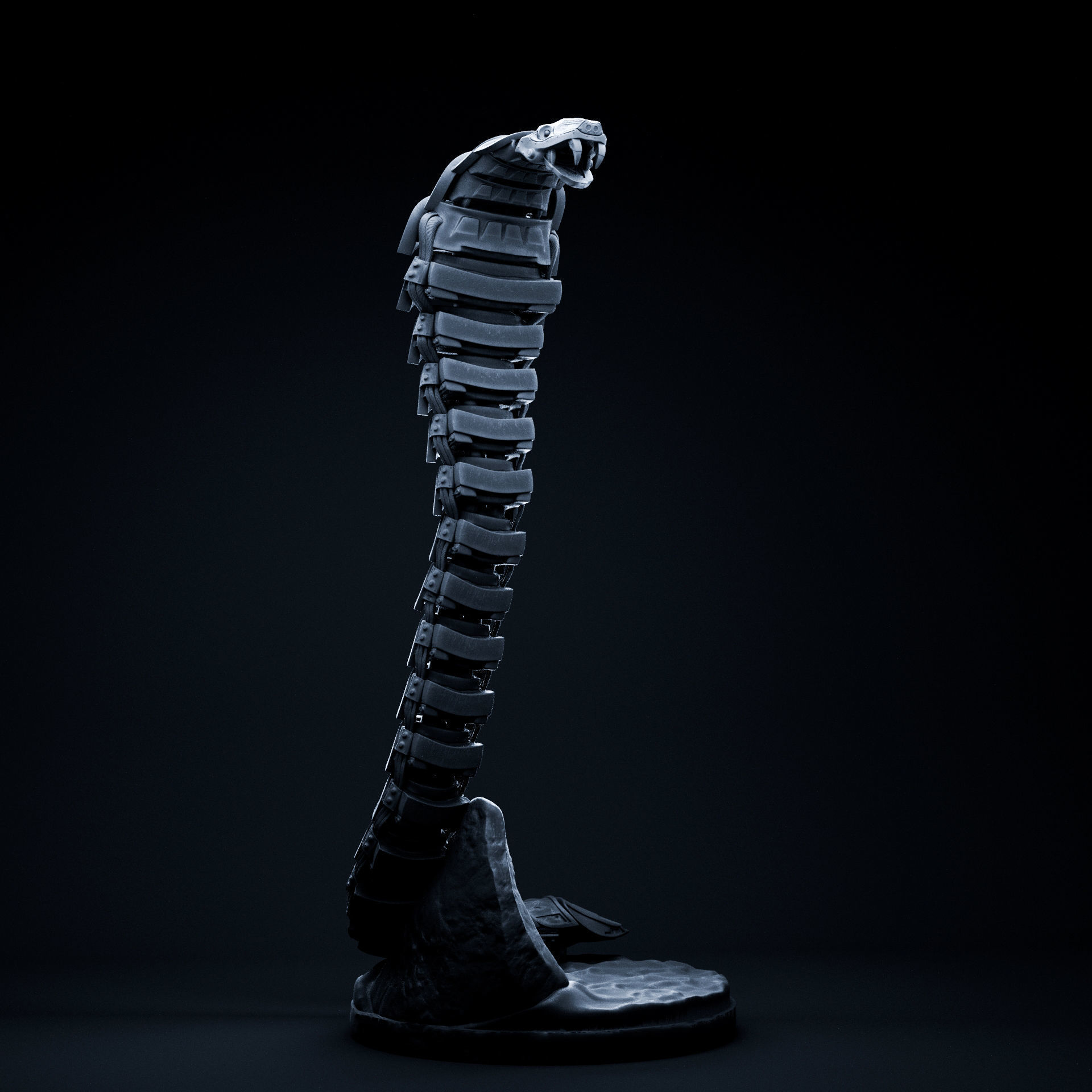 Cobra mecha robot 32mm scale pre-supported snake 3D model 3D printable ...