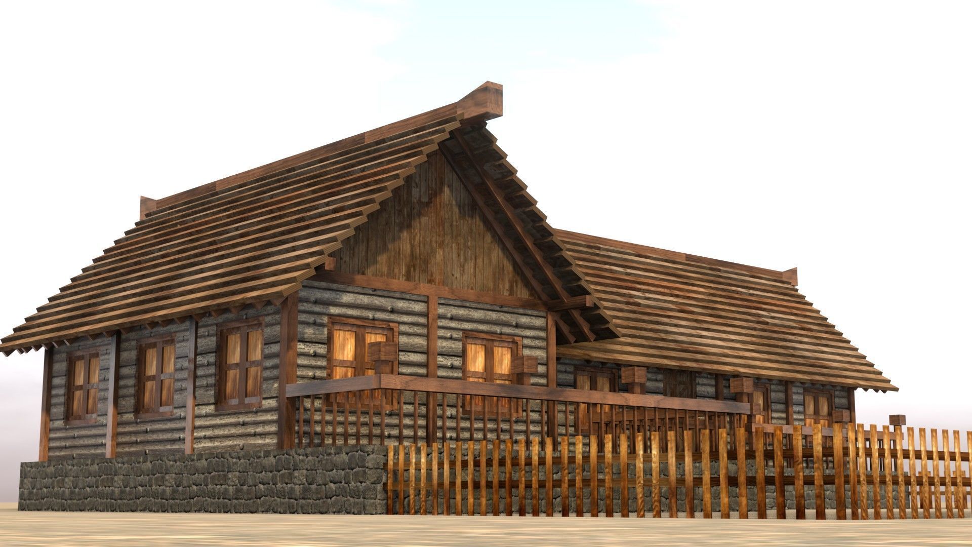 3D model Modular medieval home 3D model VR / AR / low-poly | CGTrader
