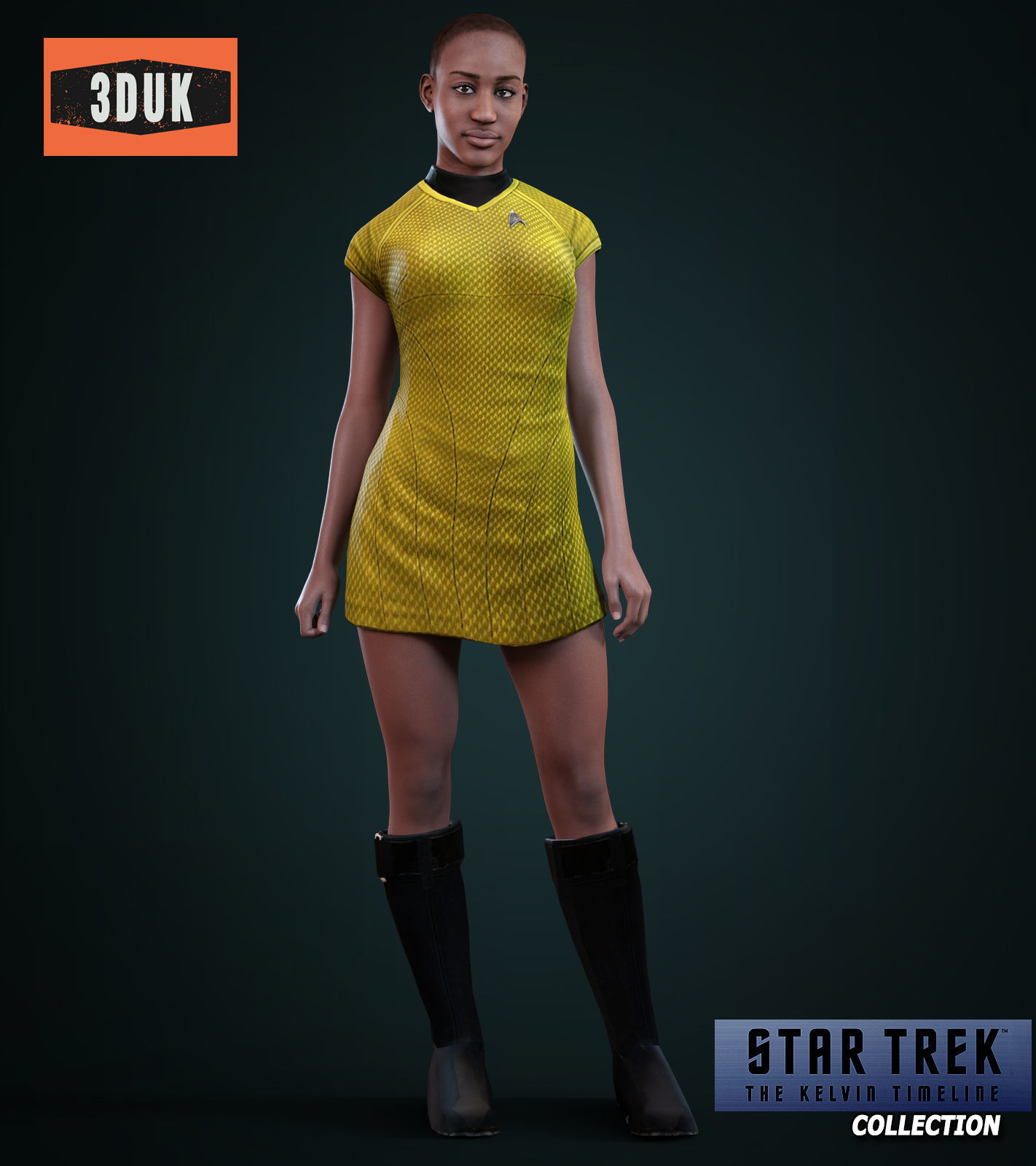 Kelvin Darwin For G8F 3D model rigged | CGTrader