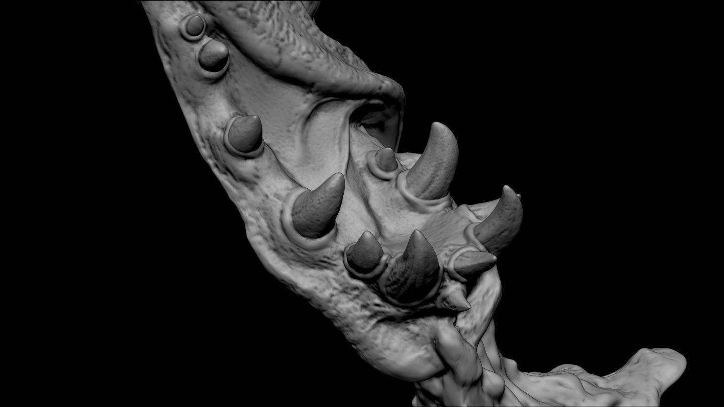 3D PRINTABLE MALEBOLGIA SEVERED HEAD AND ANGELA SPAWN SWORD 3D model 3D ...