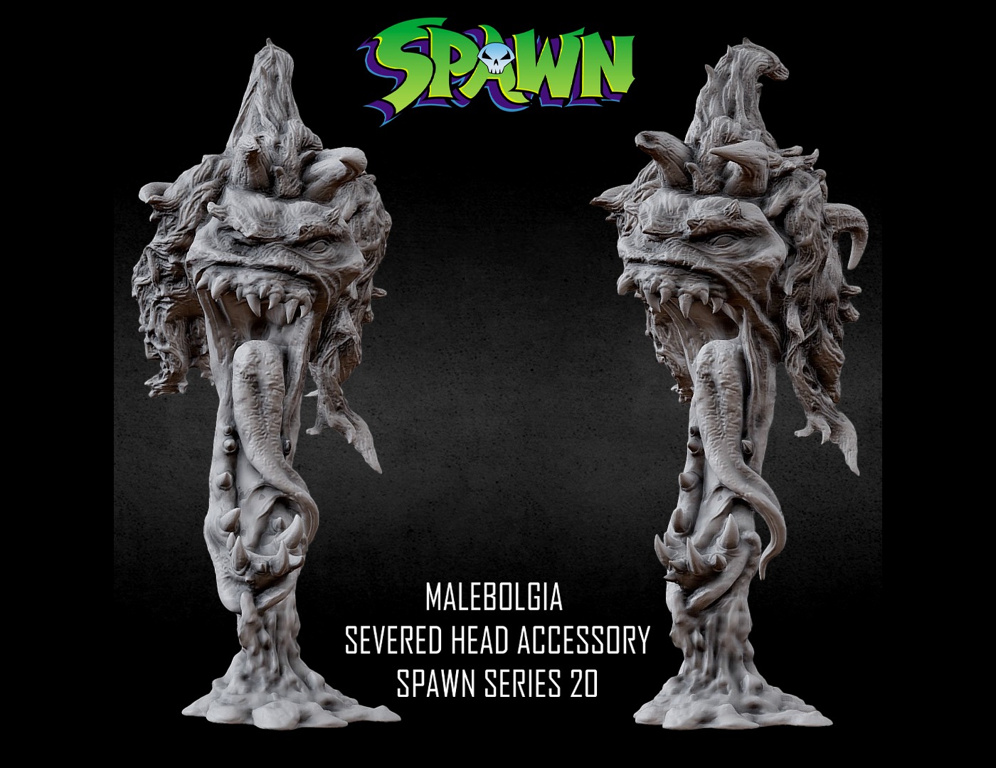 3D PRINTABLE MALEBOLGIA SEVERED HEAD AND ANGELA SPAWN SWORD 3D model 3D ...